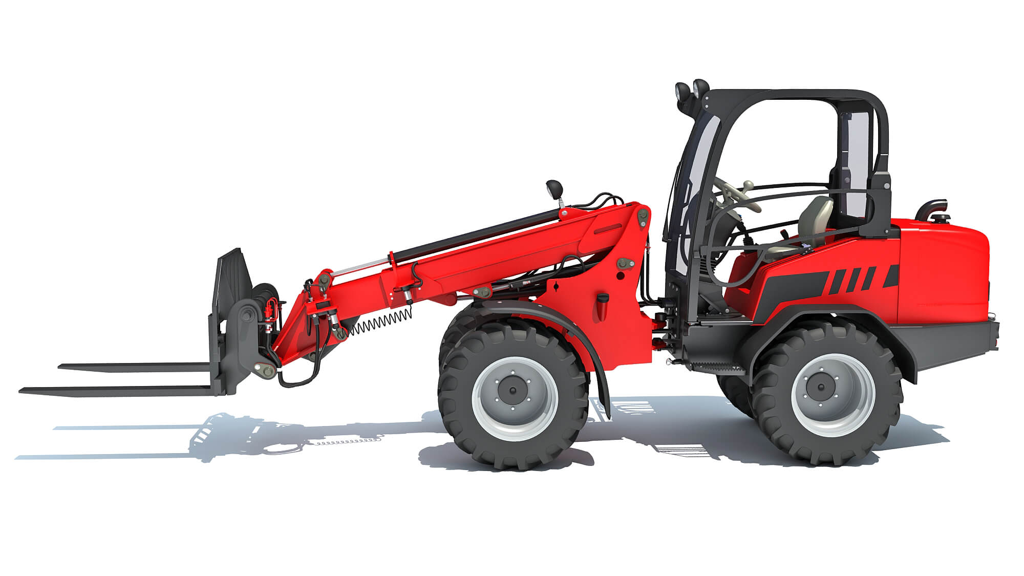 Telescopic Telehandler - 3D Model by 3D Horse