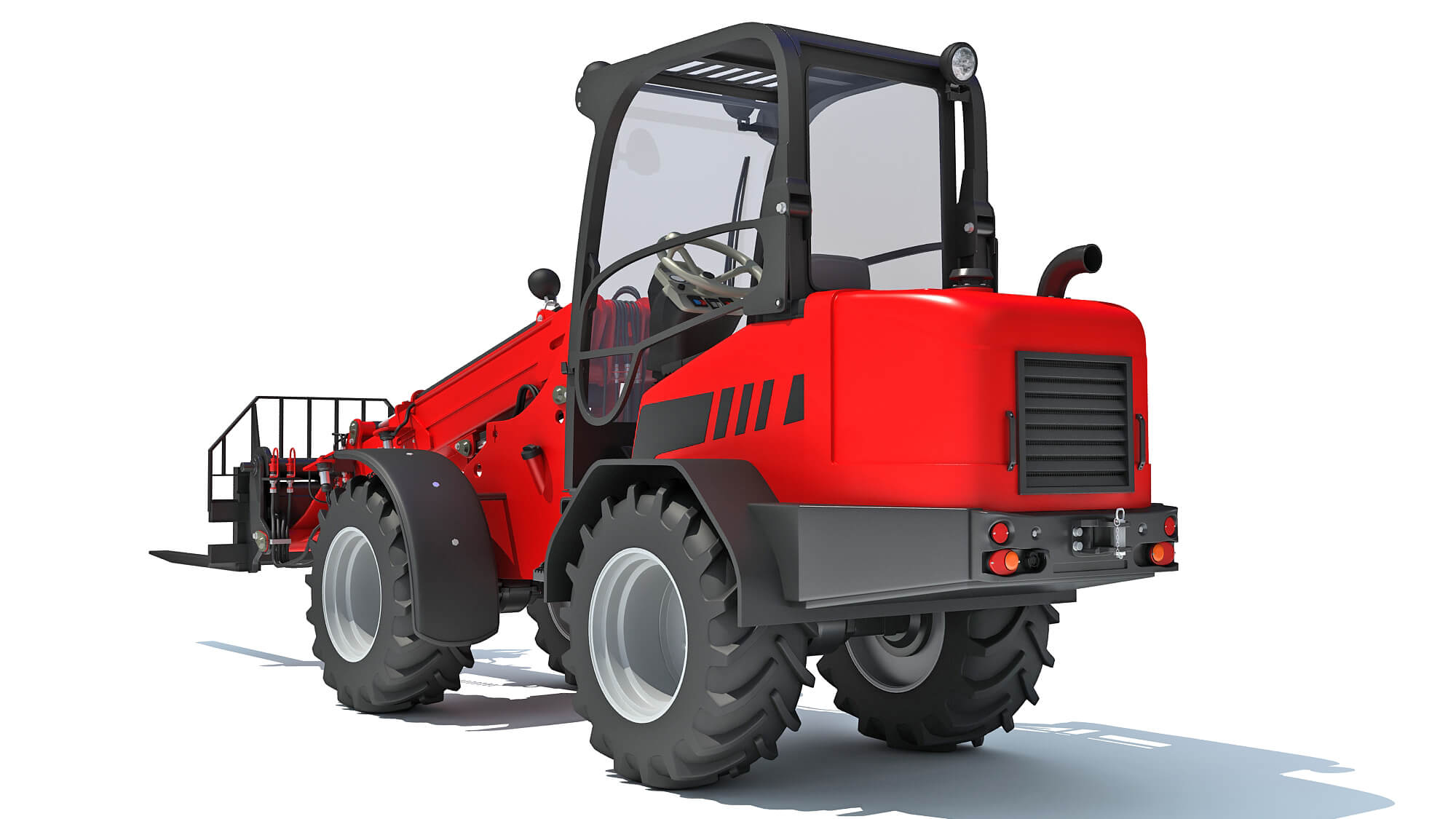 Telescopic Telehandler - 3D Model by 3D Horse