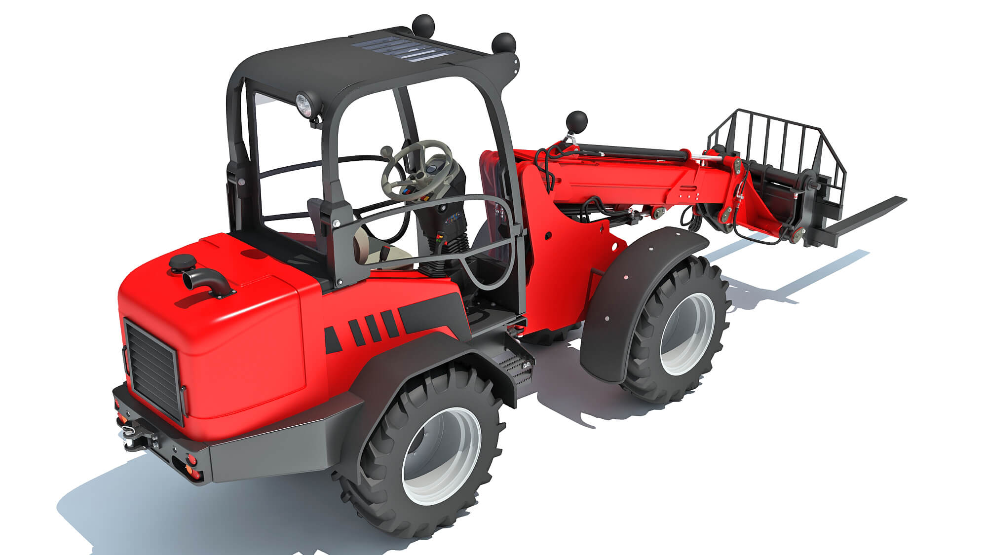 Telescopic Telehandler - 3D Model by 3D Horse