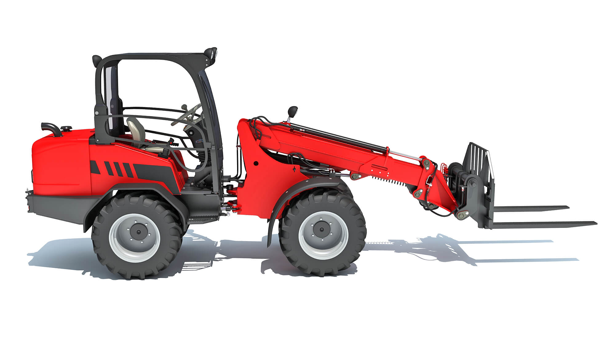 Telescopic Telehandler - 3D Model by 3D Horse