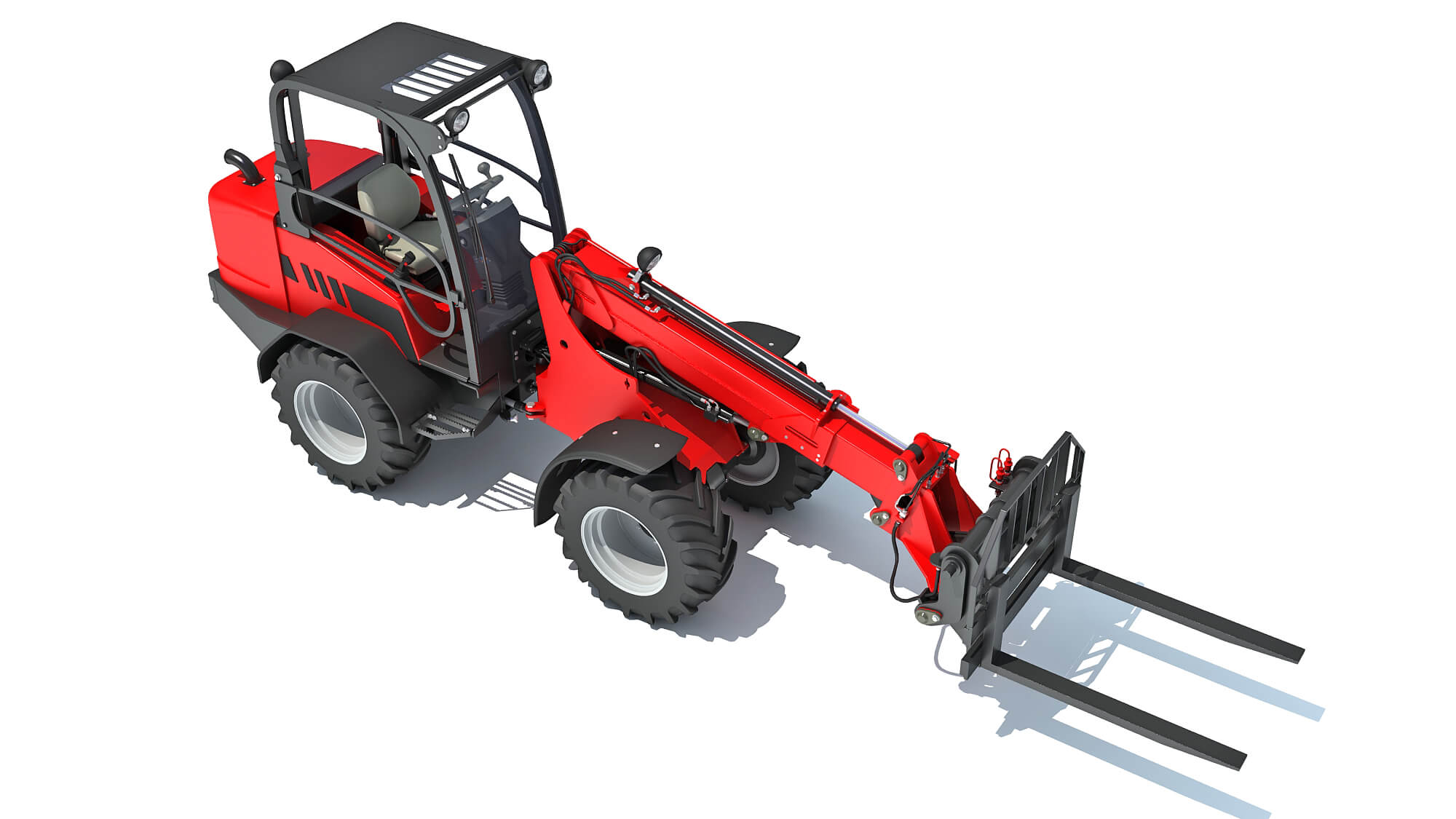 Telescopic Telehandler - 3D Model by 3D Horse
