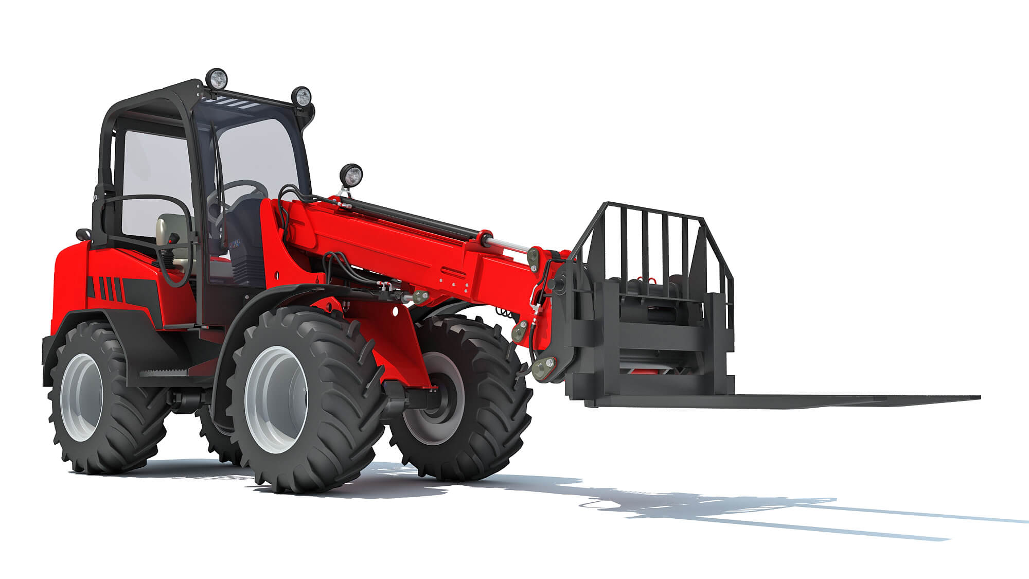 Telescopic Telehandler - 3D Model by 3D Horse