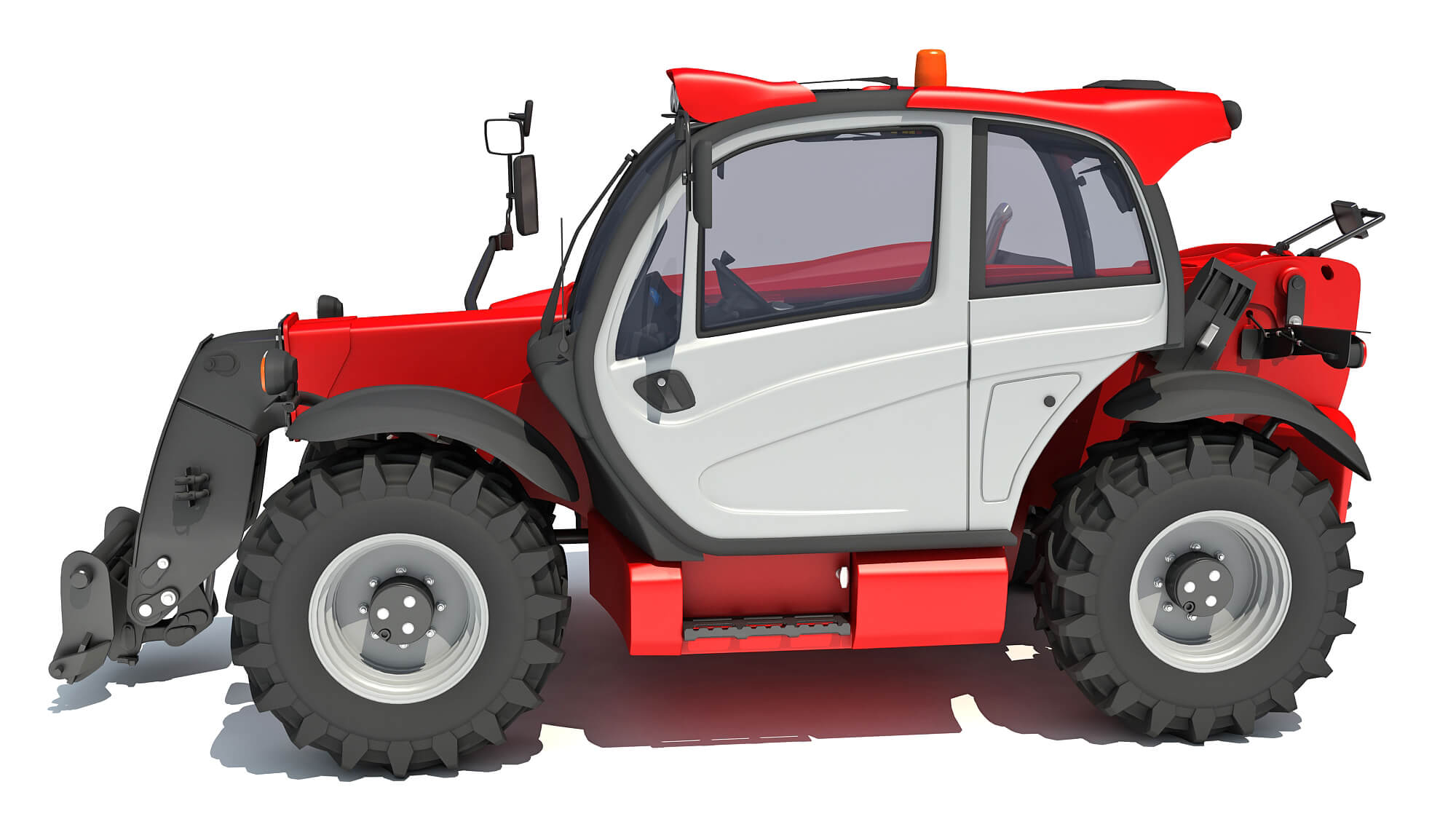 Telescopic Terrain Telehandler - 3D Model by 3D Horse