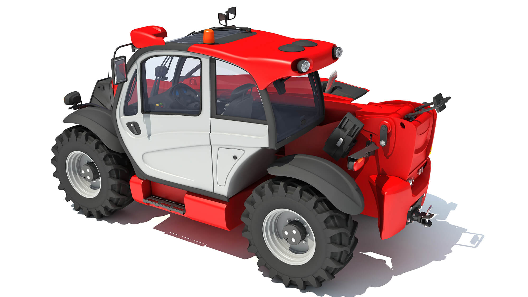 Telescopic Terrain Telehandler - 3D Model by 3D Horse