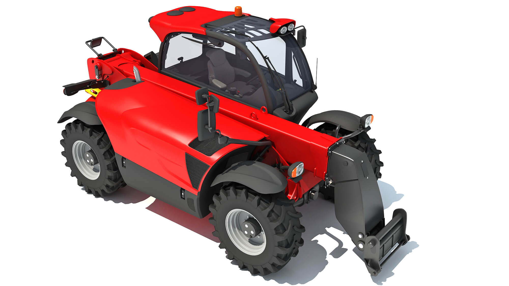 Telescopic Terrain Telehandler - 3D Model by 3D Horse