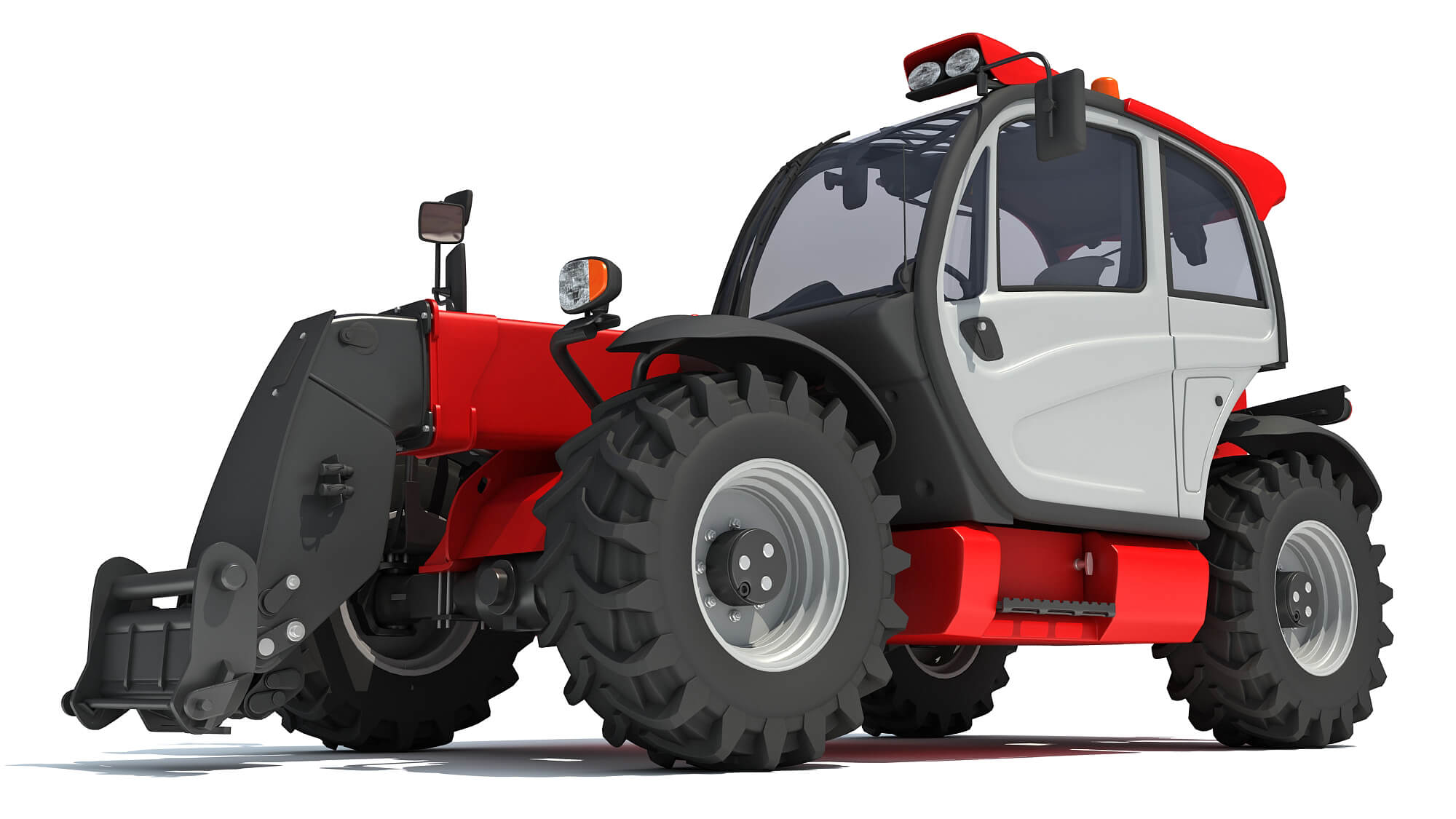Telescopic Terrain Telehandler - 3D Model by 3D Horse