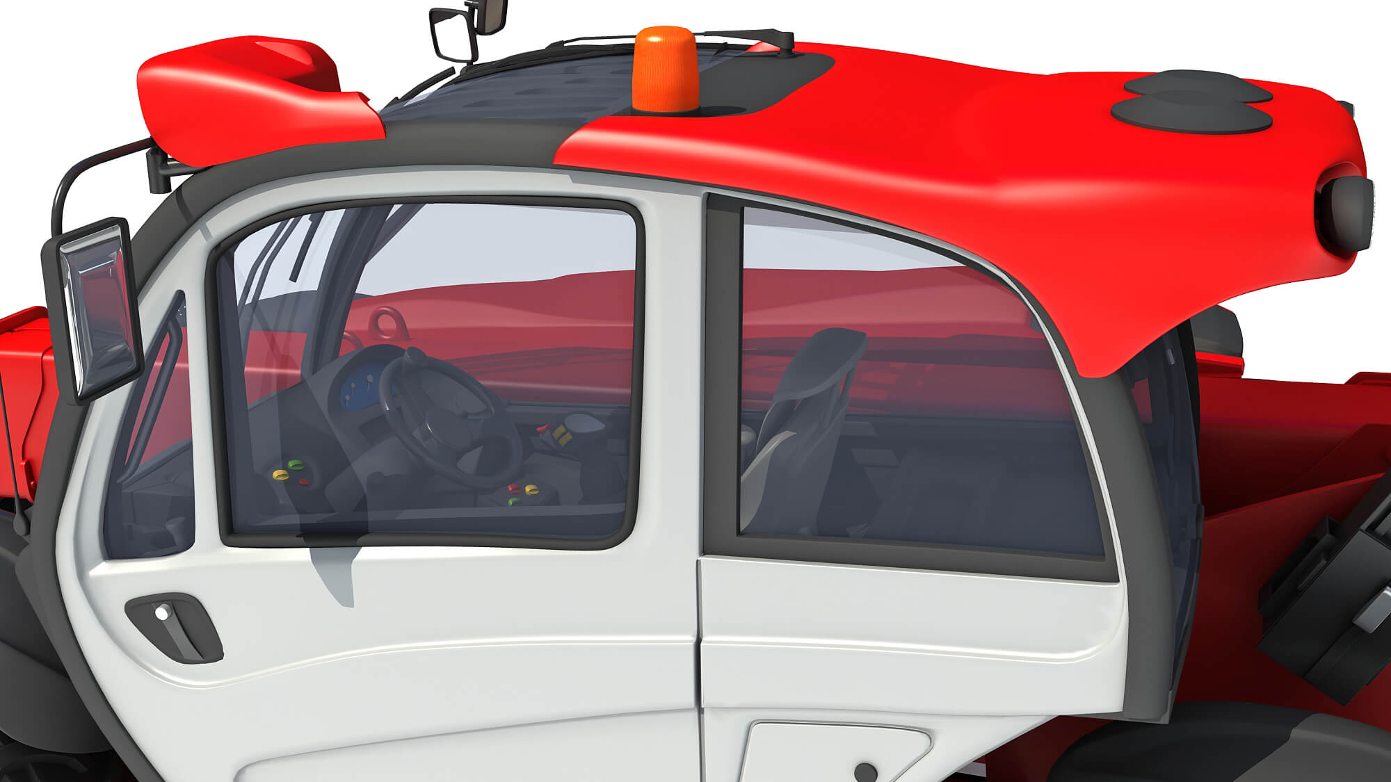 Telescopic Terrain Telehandler - 3D Model by 3D Horse