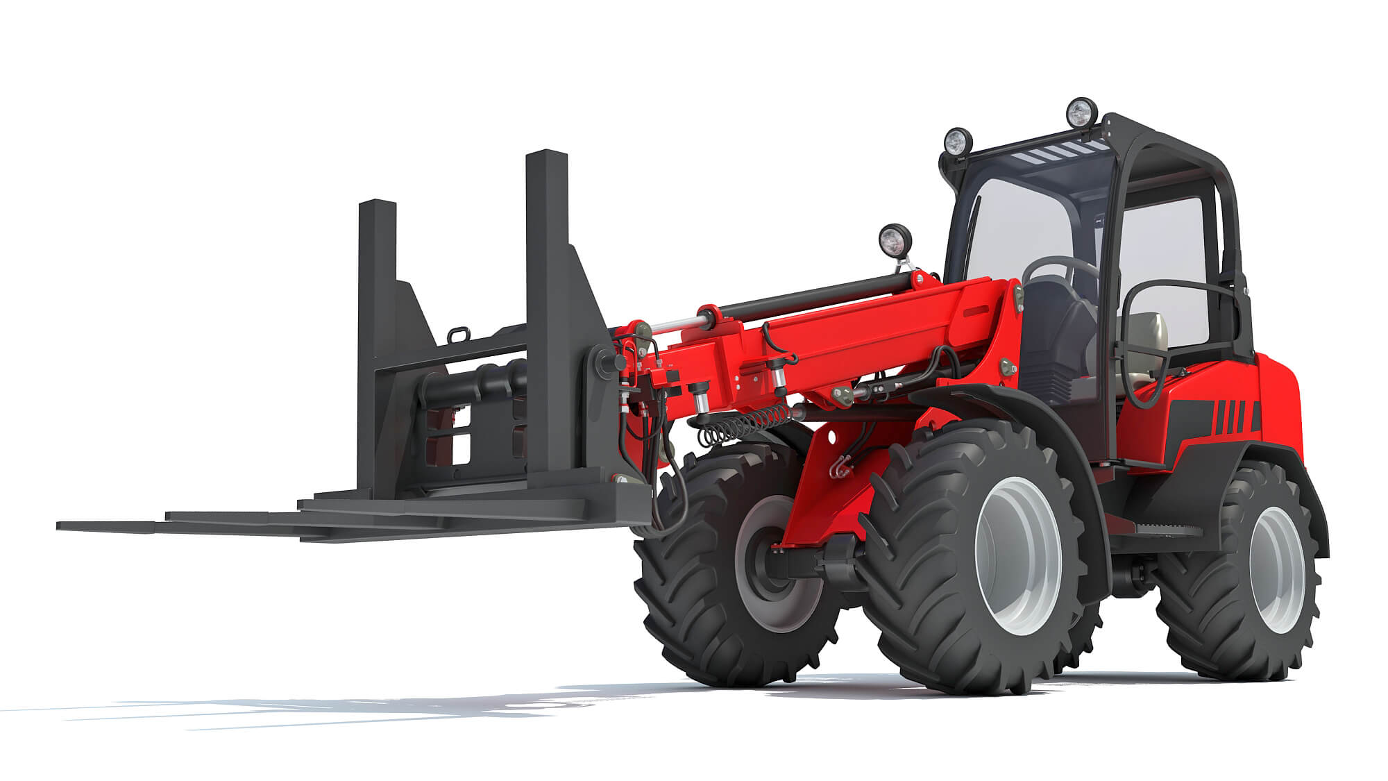 Telescopic Wheel Loader - 3D Model by 3D Horse