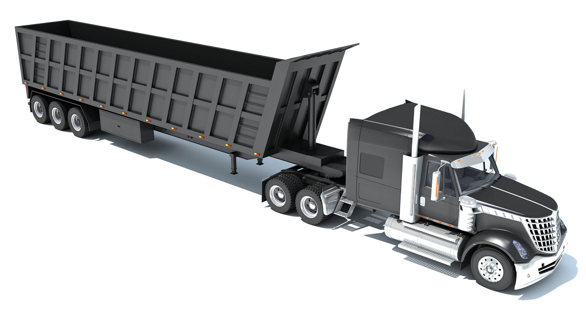 Tipper Truck 3D Model by 3D Horse