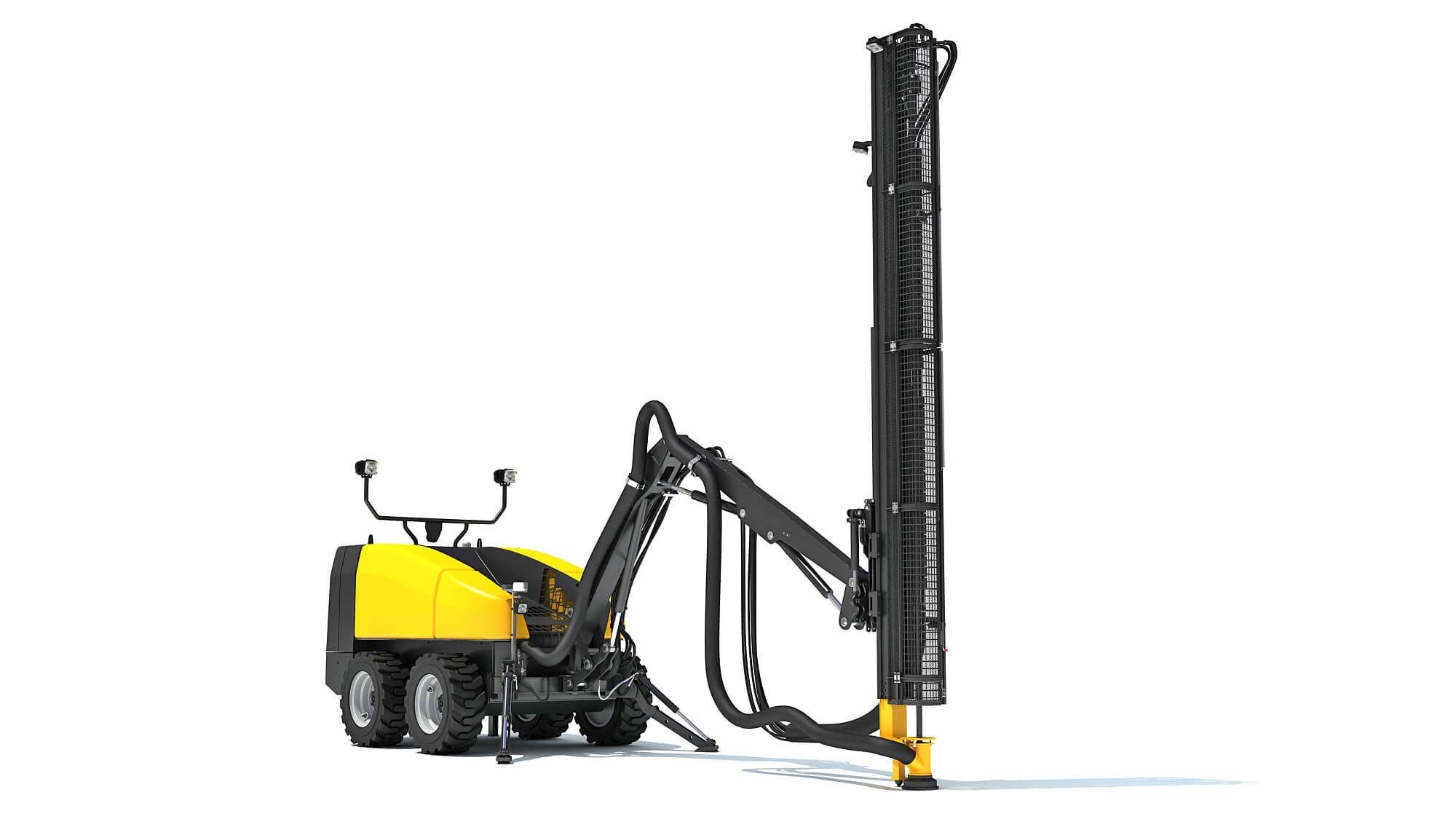 Top Hammer Drill Rig - 3D Model by 3D Horse