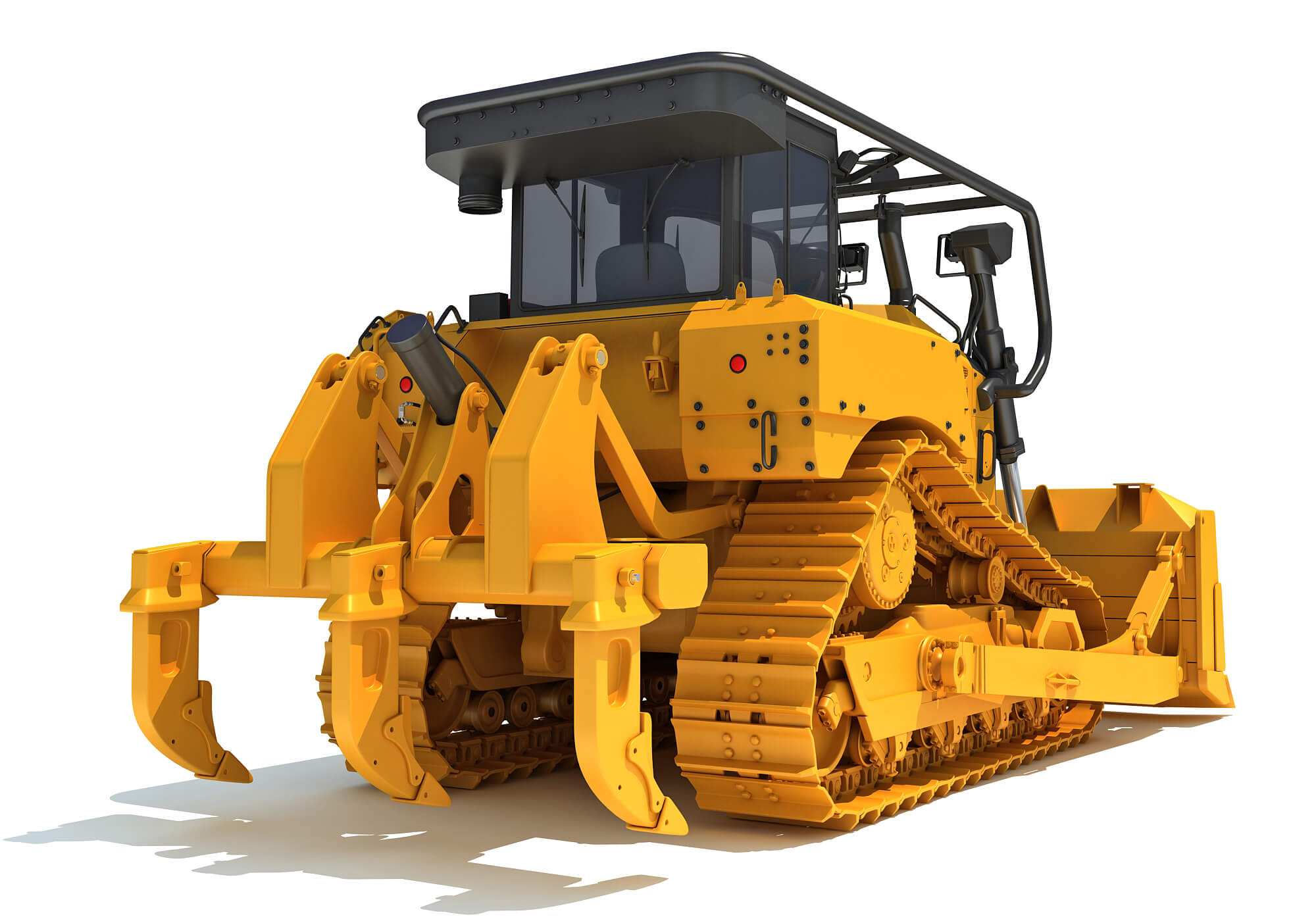 Tracked Dozer - 3D Model by 3D Horse
