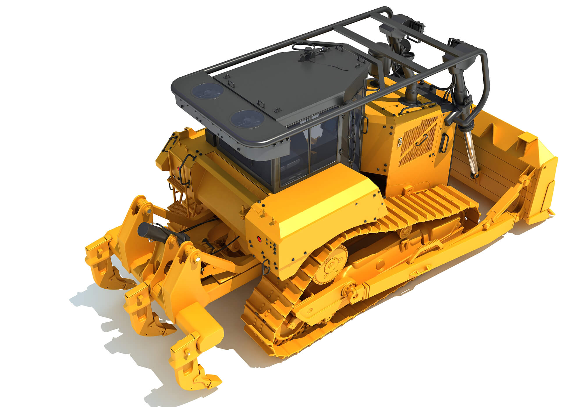 Tracked Dozer - 3D Model by 3D Horse