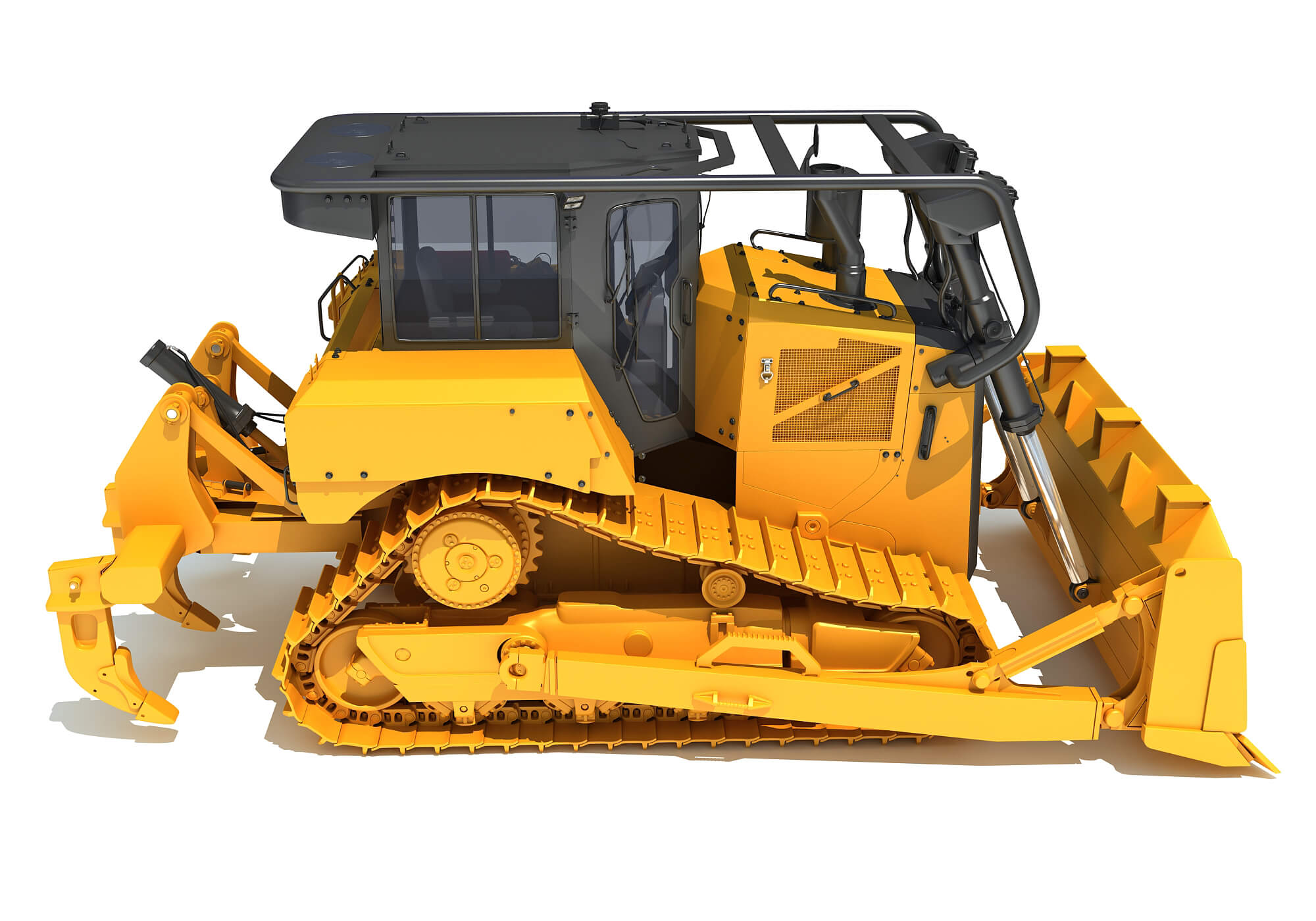 Tracked Dozer - 3D Model by 3D Horse