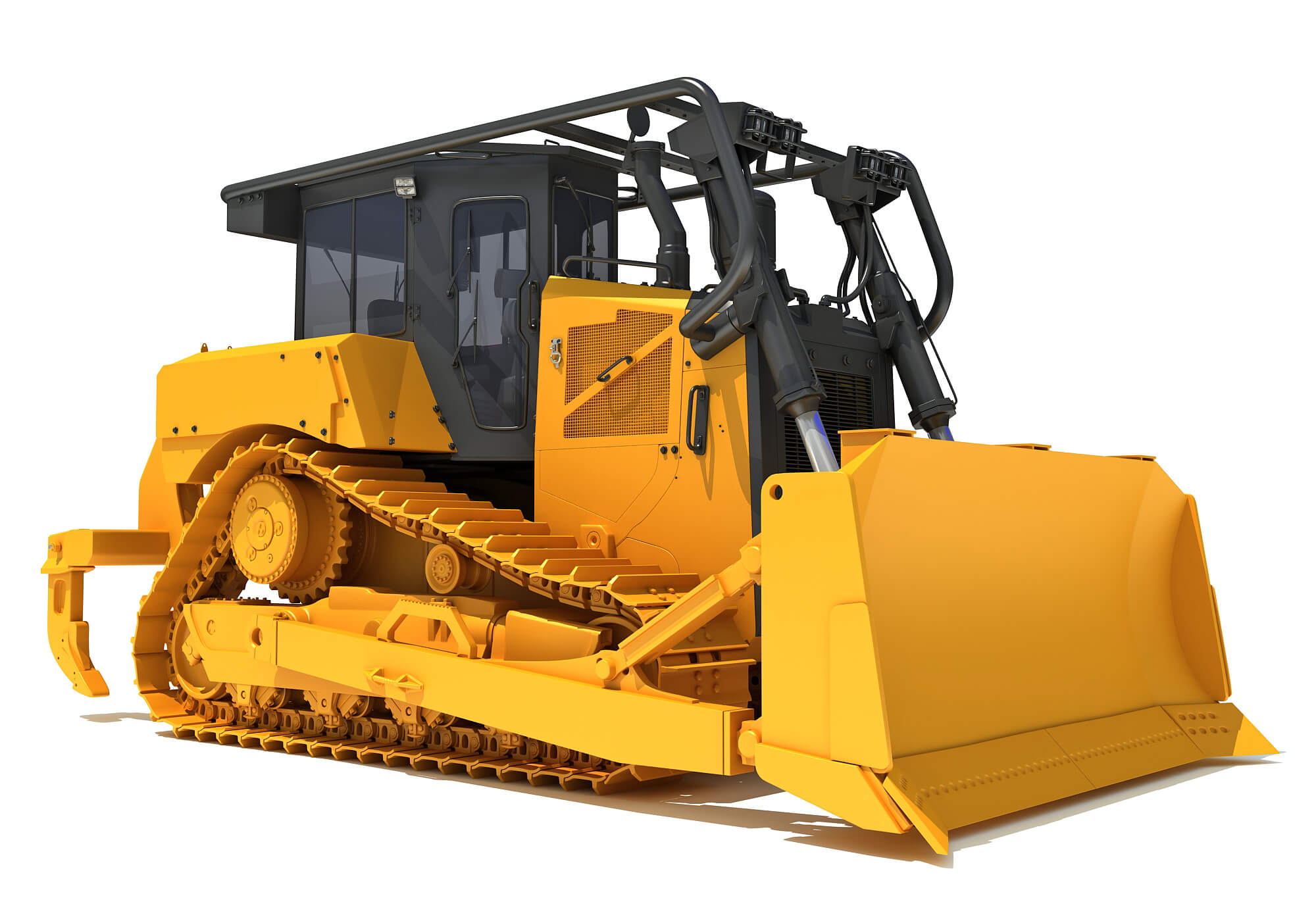 Tracked Dozer - 3D Model by 3D Horse