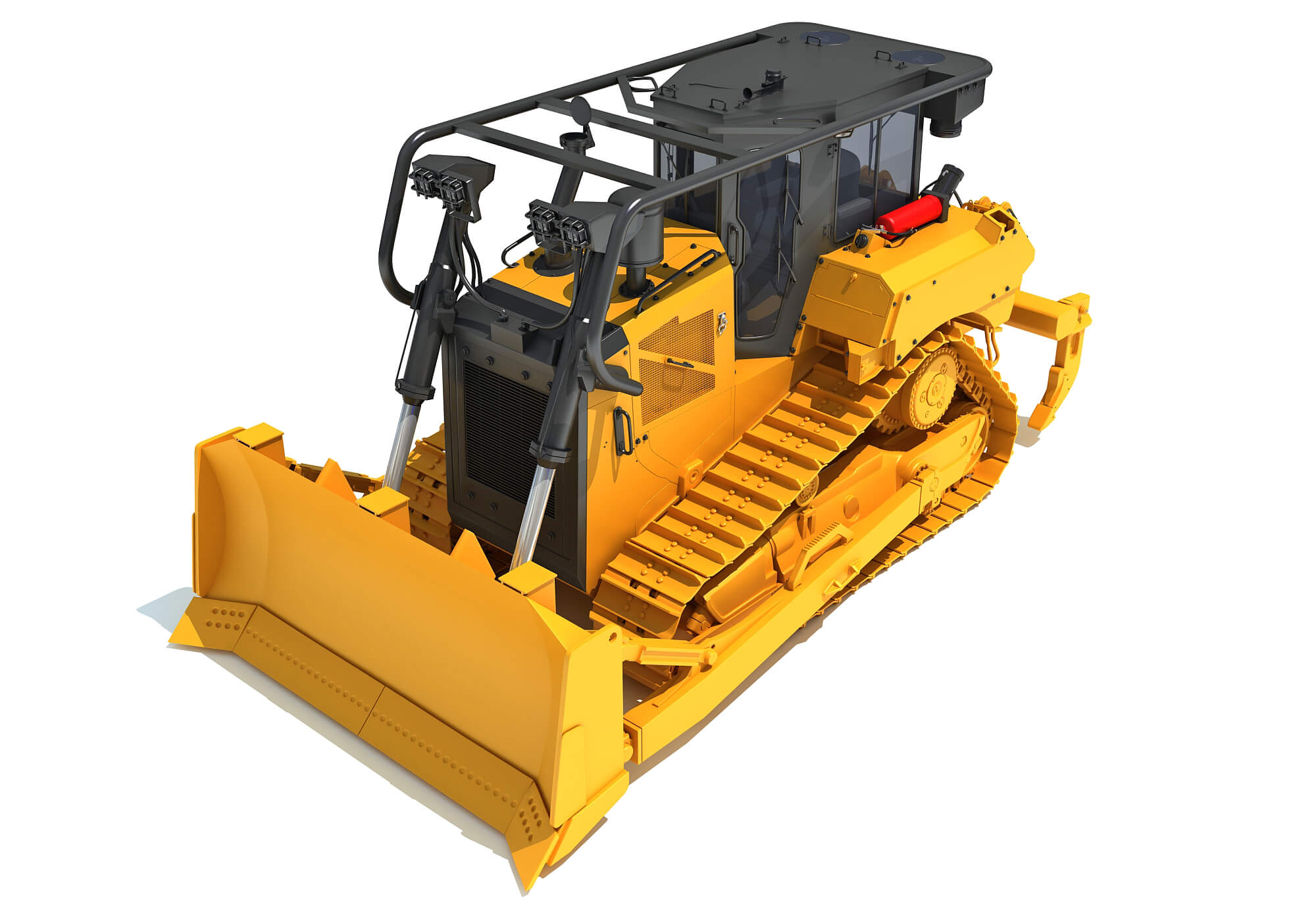 Tracked Dozer - 3D Model by 3D Horse