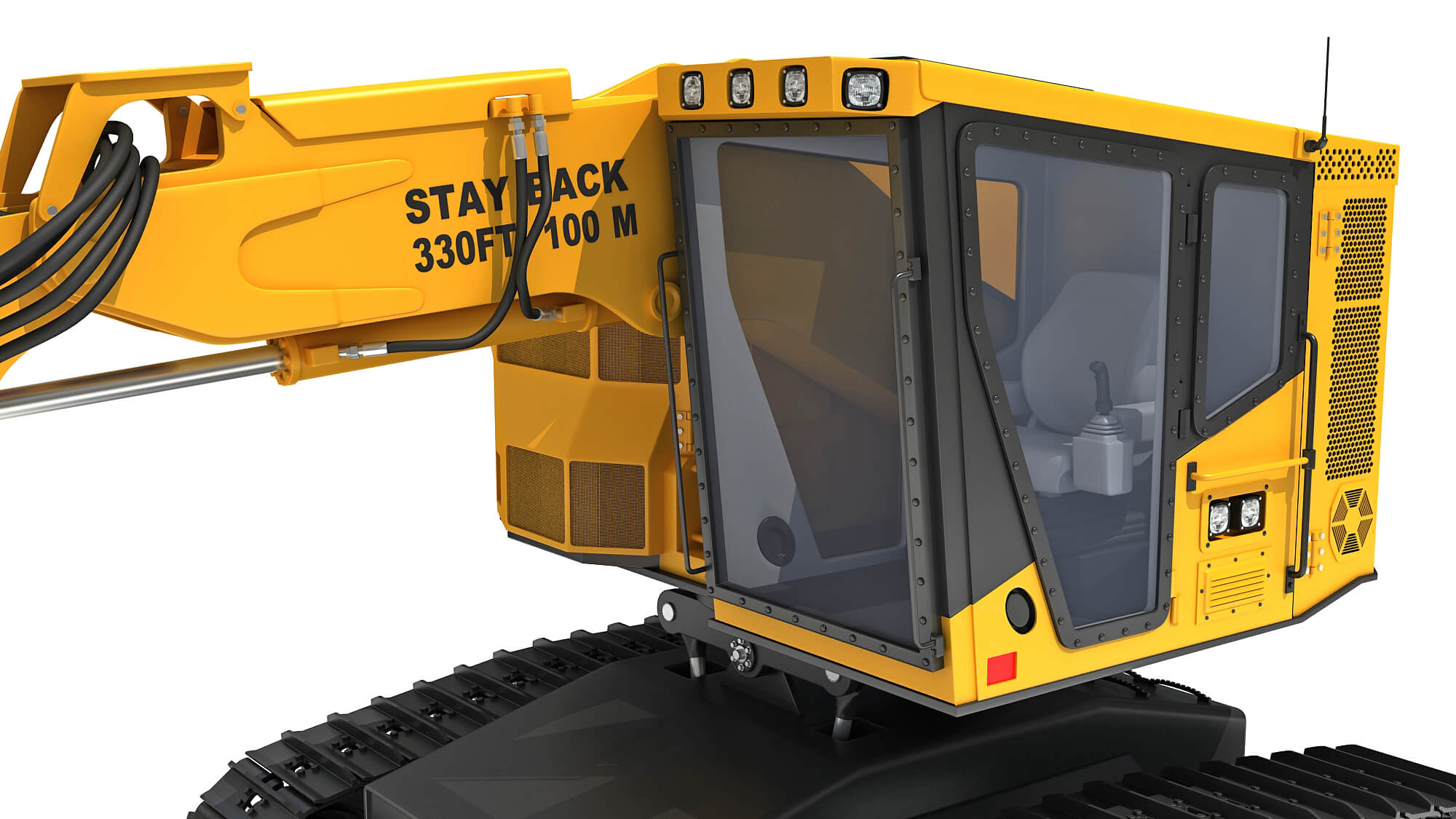 Tracked Feller Buncher Forestry Harvester - 3D Model by 3D Horse