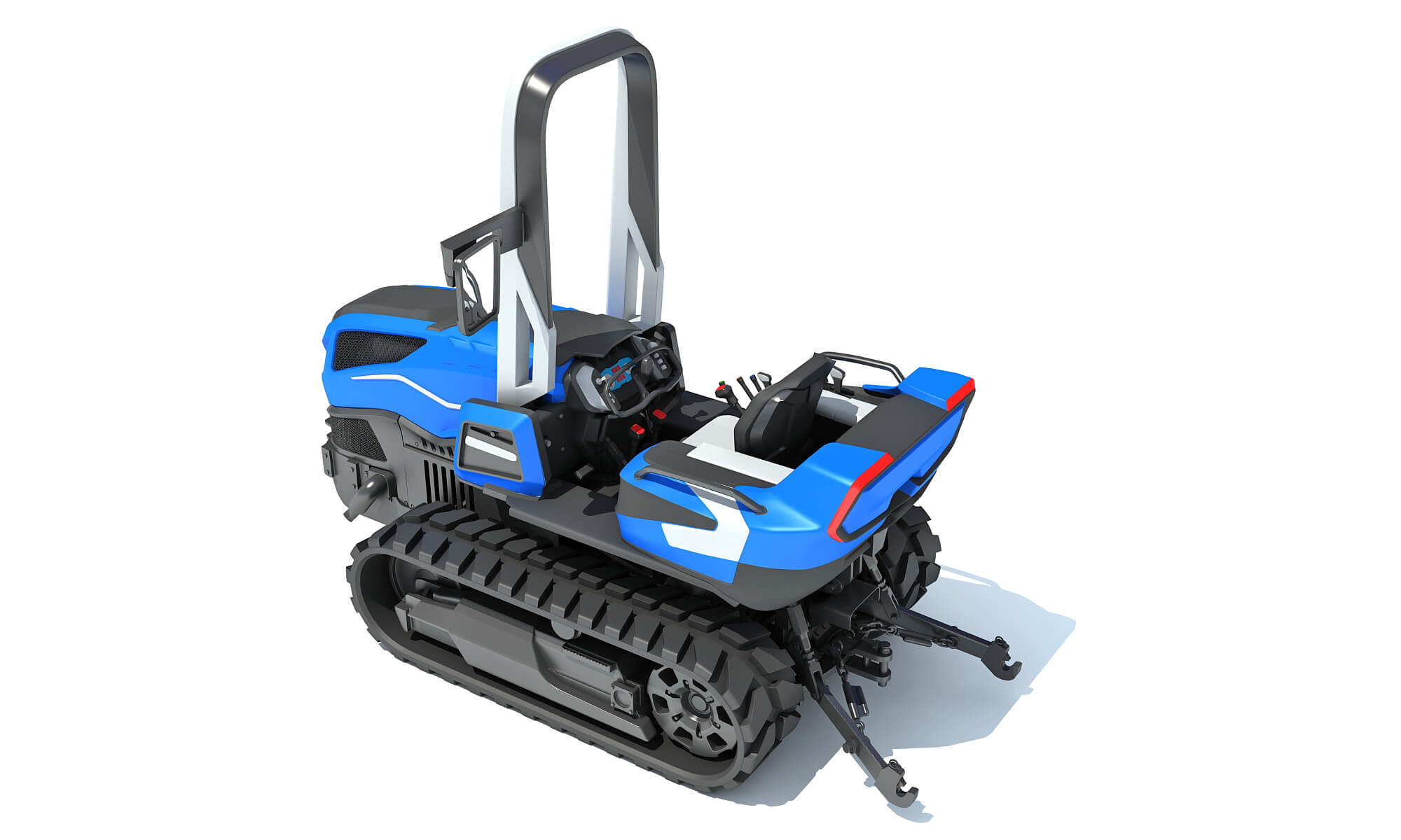 Tracked Tractor - 3D Model by 3D Horse