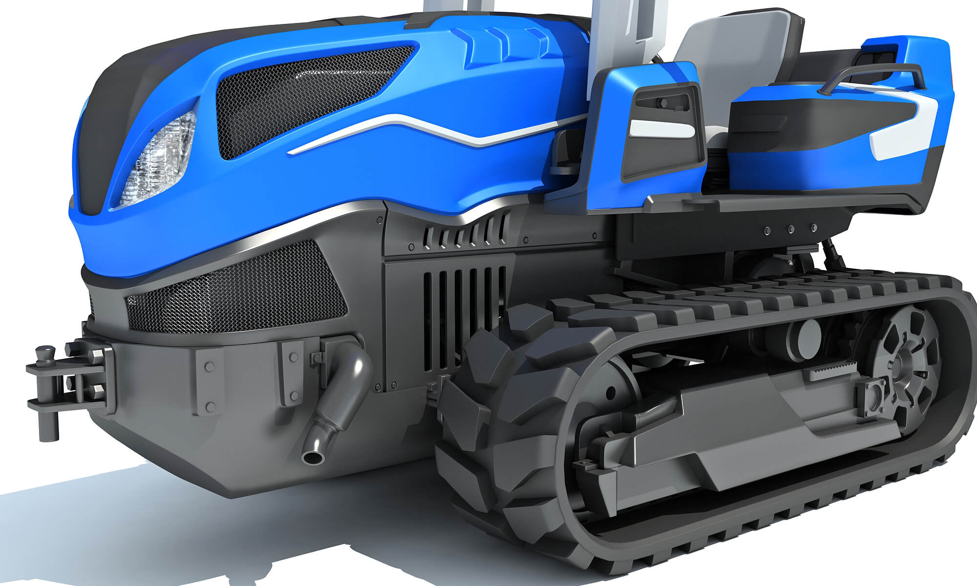 Tracked Tractor - 3D Model by 3D Horse