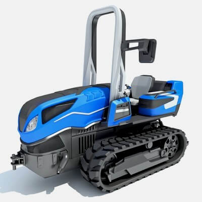 Tracked Tractor - 3D Model by 3D Horse