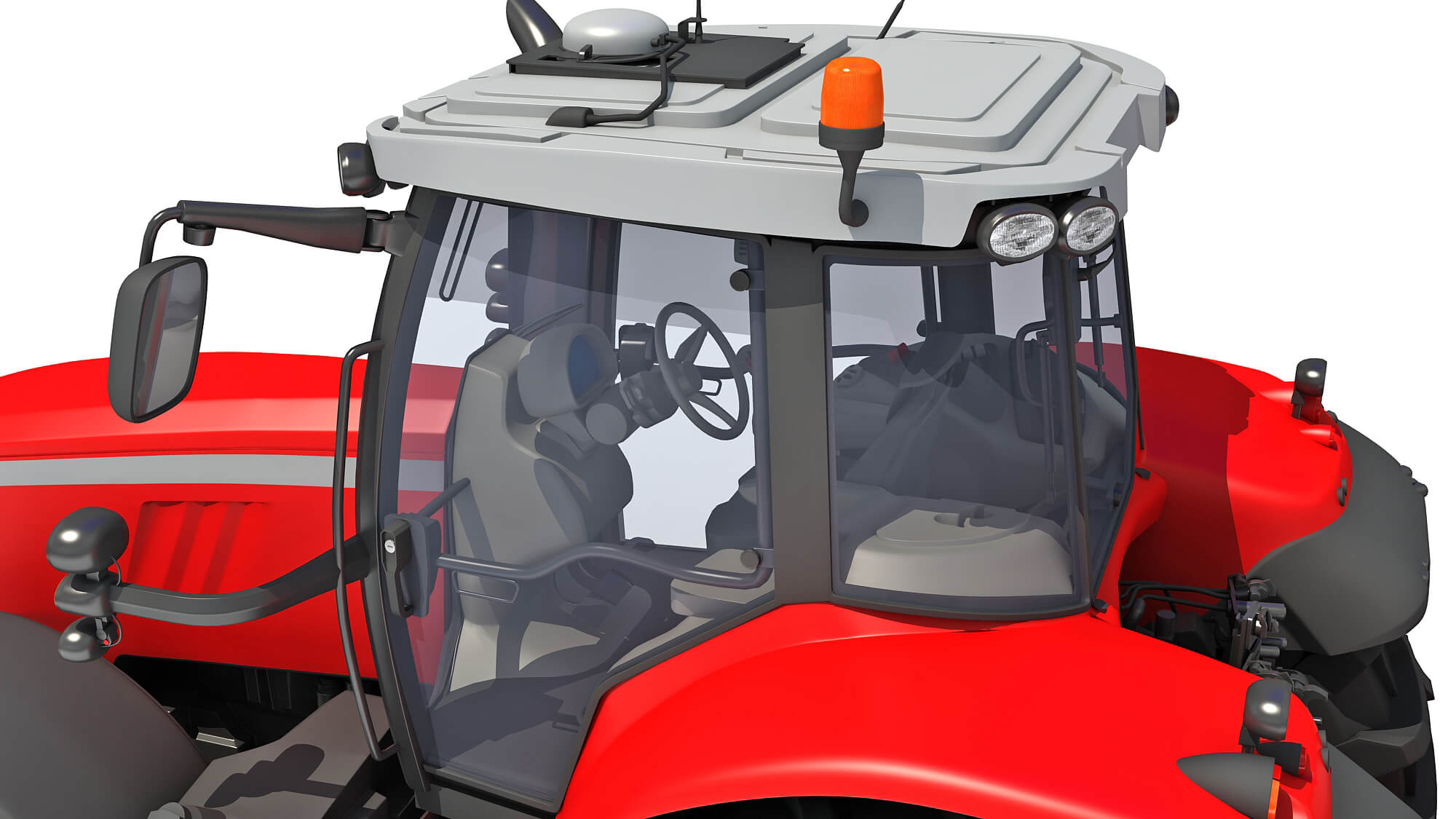 Tractor with Disc Harrow - 3D Model by 3D Horse