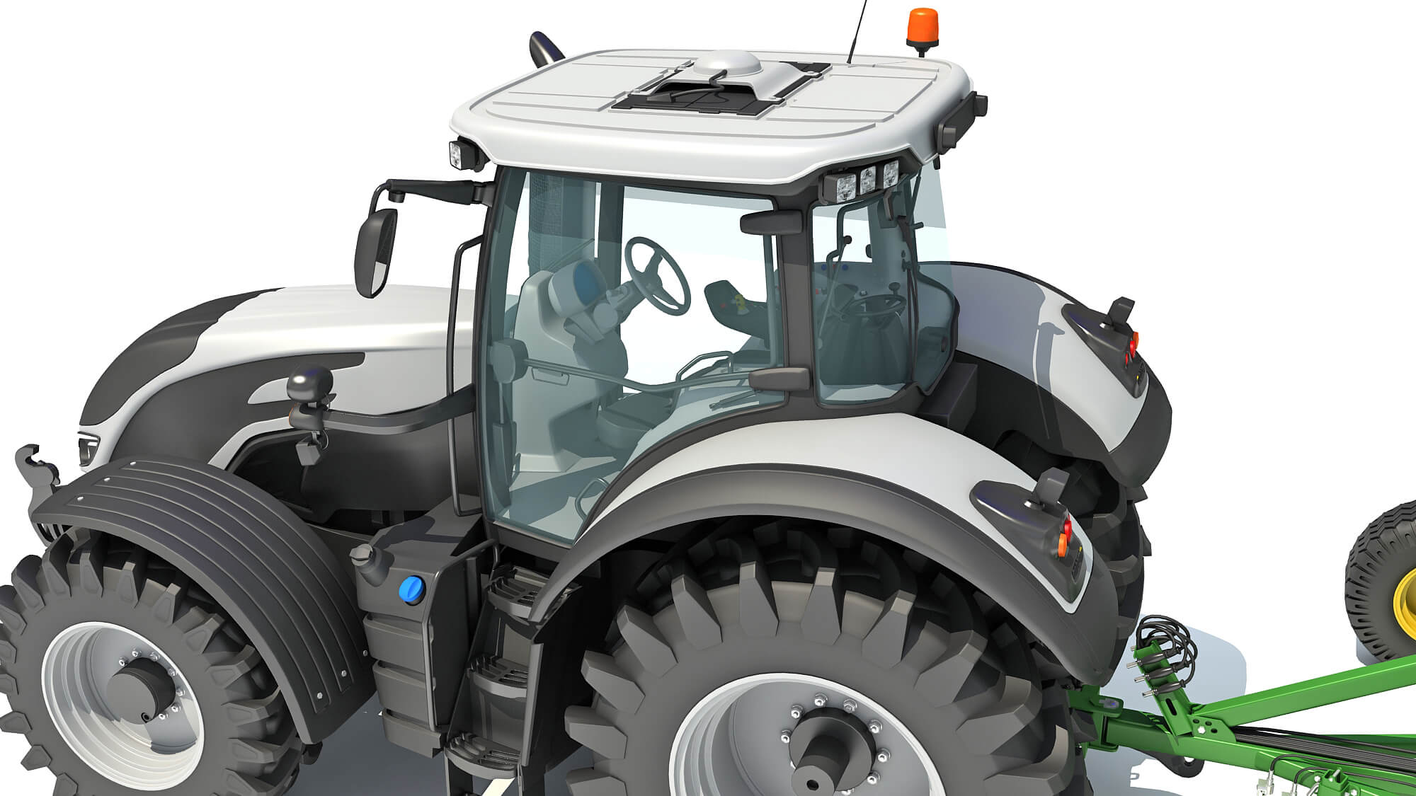 Tractor with Disc Harrow - 3D Model by 3D Horse