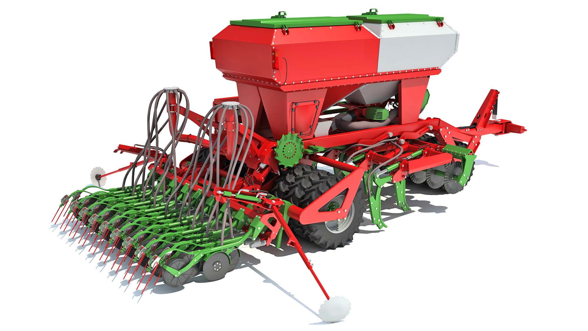 Trailed Planter Seeder - 3D Model by 3D Horse