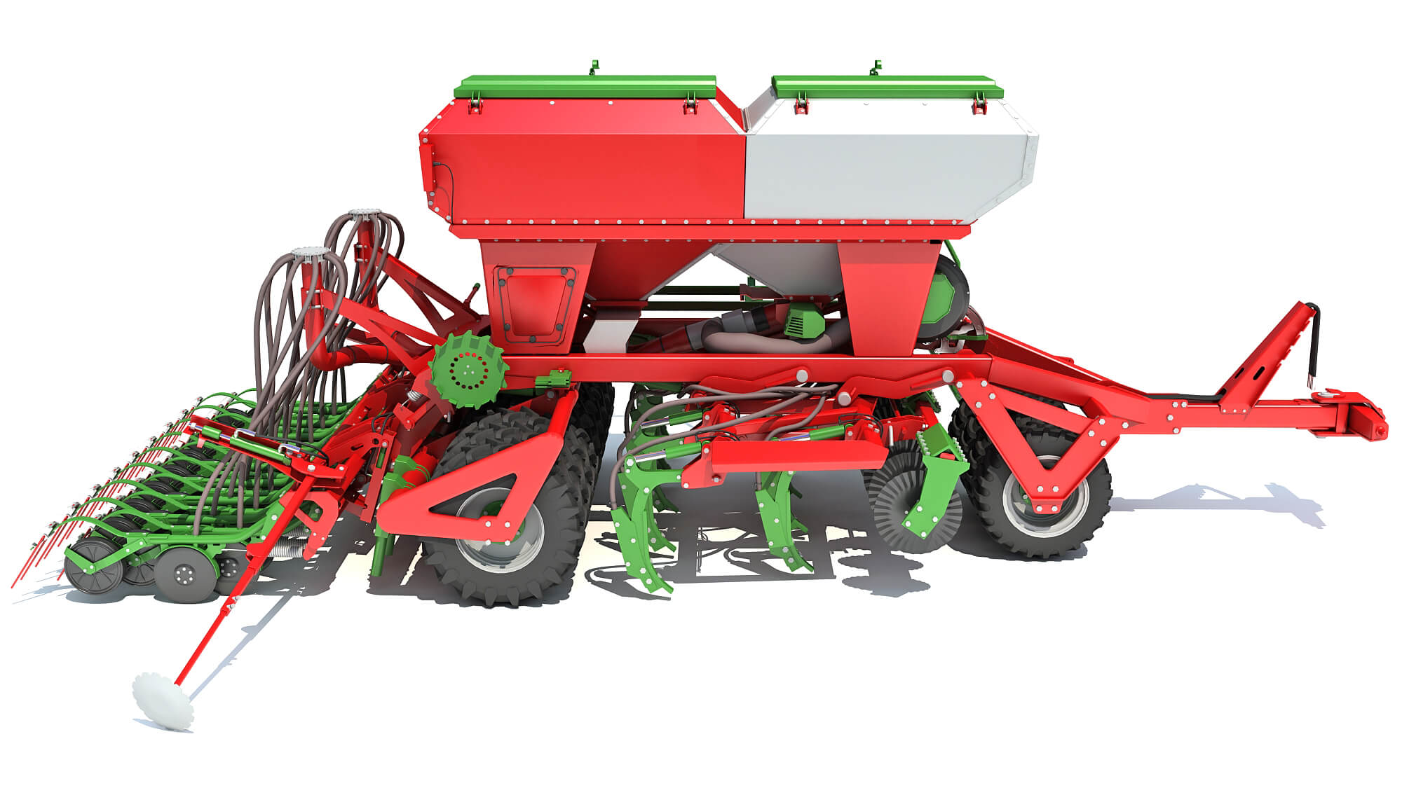 Trailed Planter Seeder - 3D Model by 3D Horse