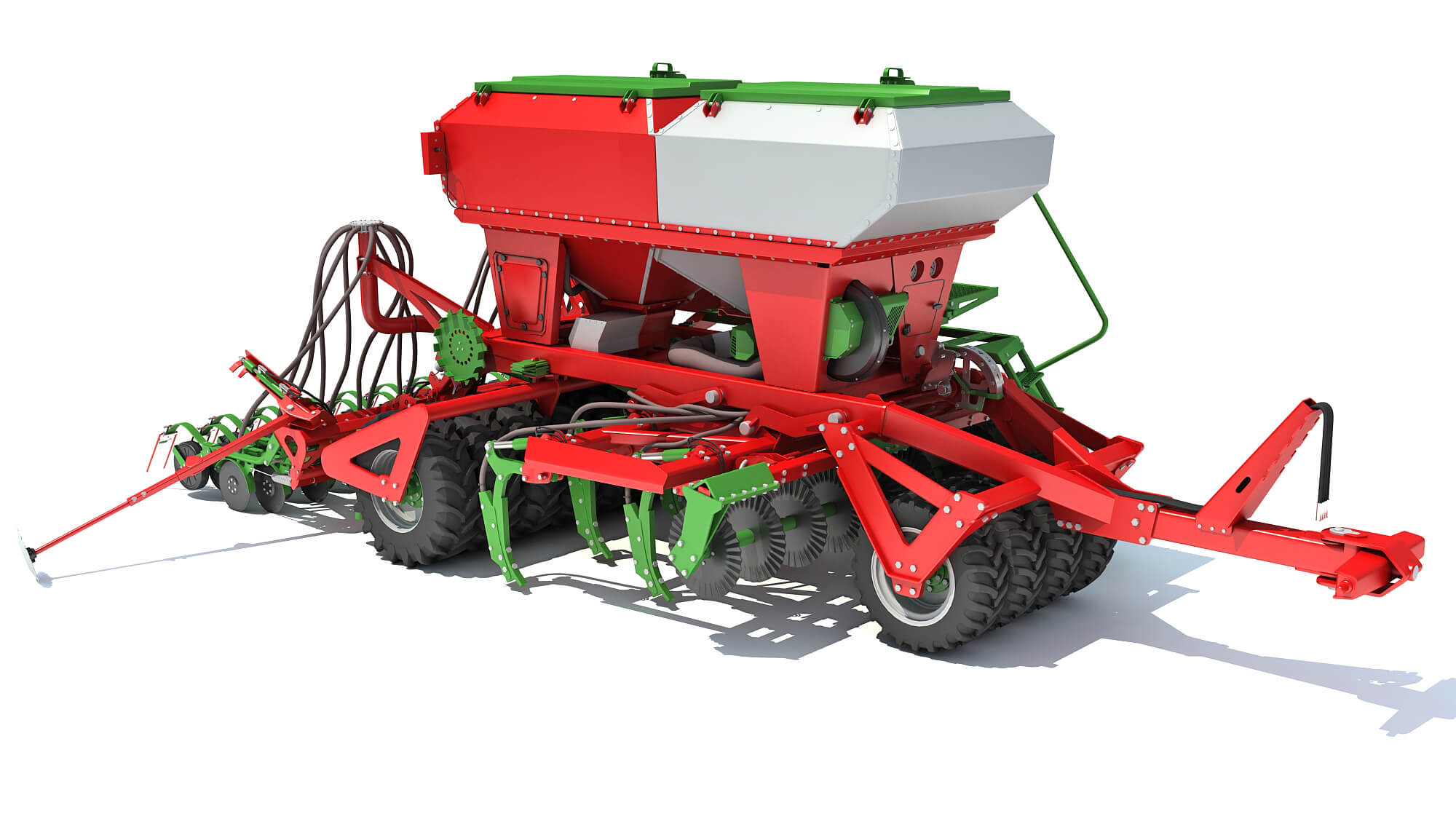 Trailed Planter Seeder - 3D Model by 3D Horse