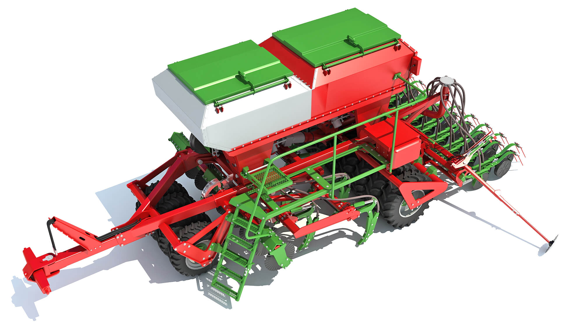 Trailed Planter Seeder - 3D Model by 3D Horse