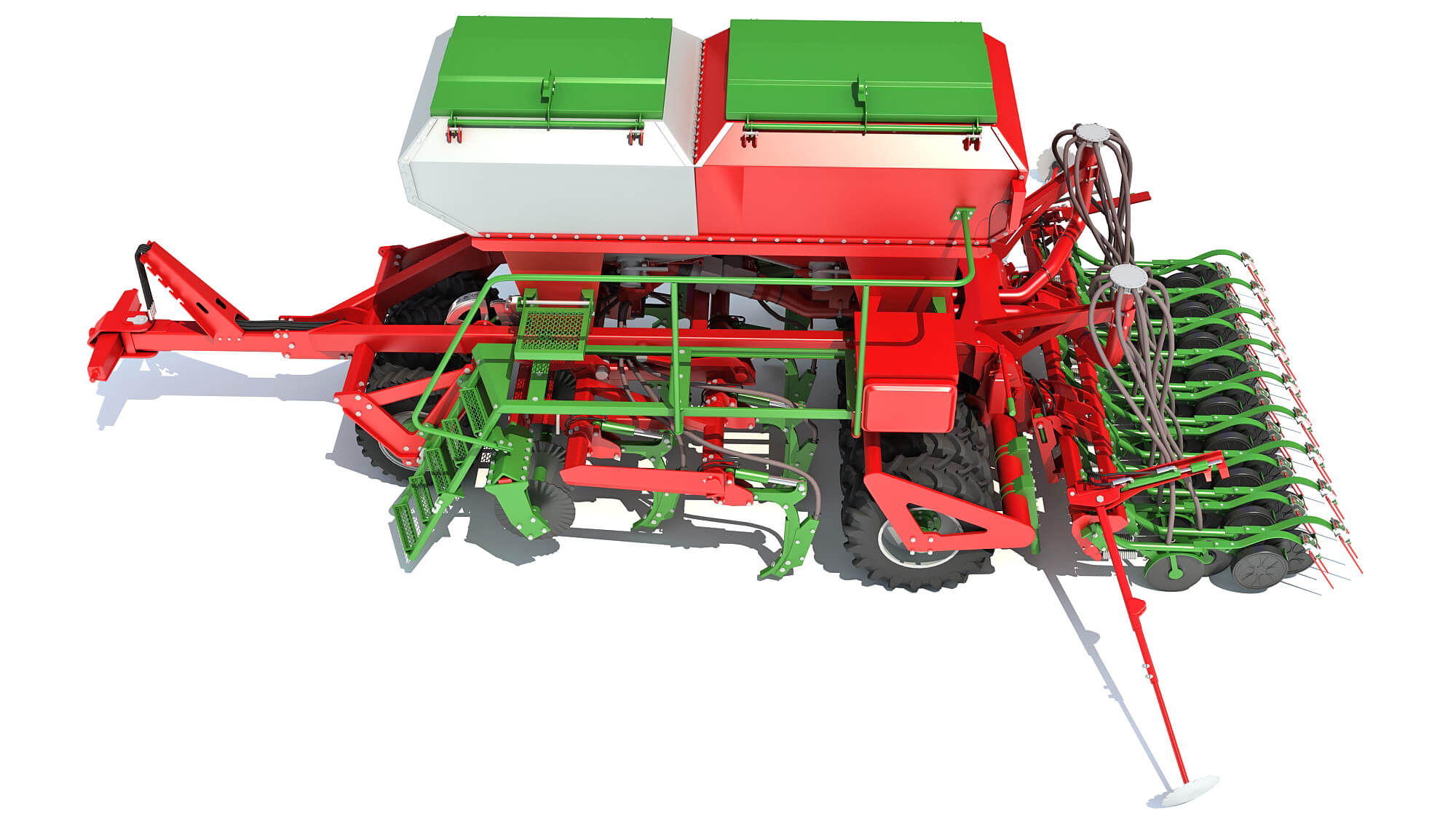 Trailed Planter Seeder - 3D Model by 3D Horse