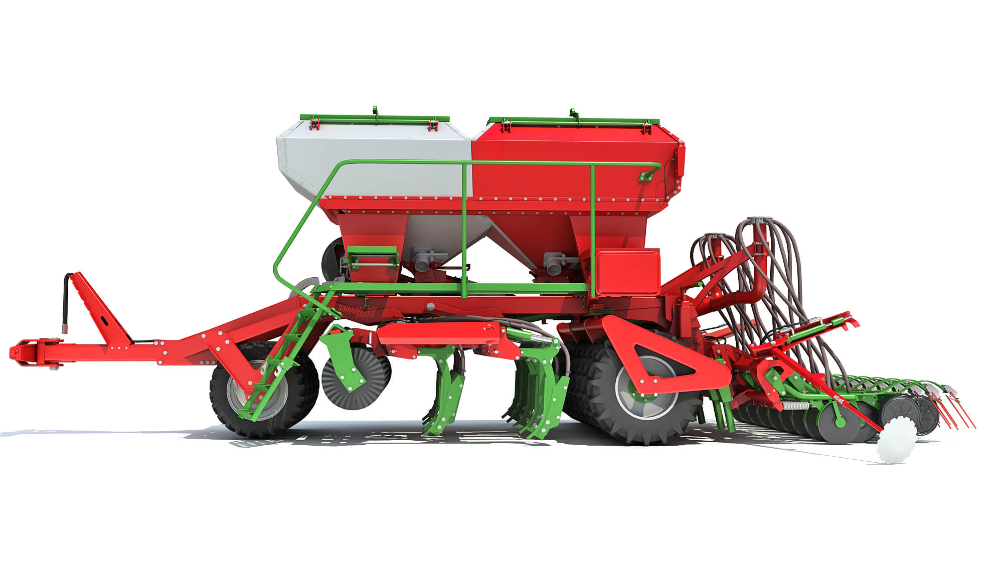 Trailed Planter Seeder - 3D Model by 3D Horse