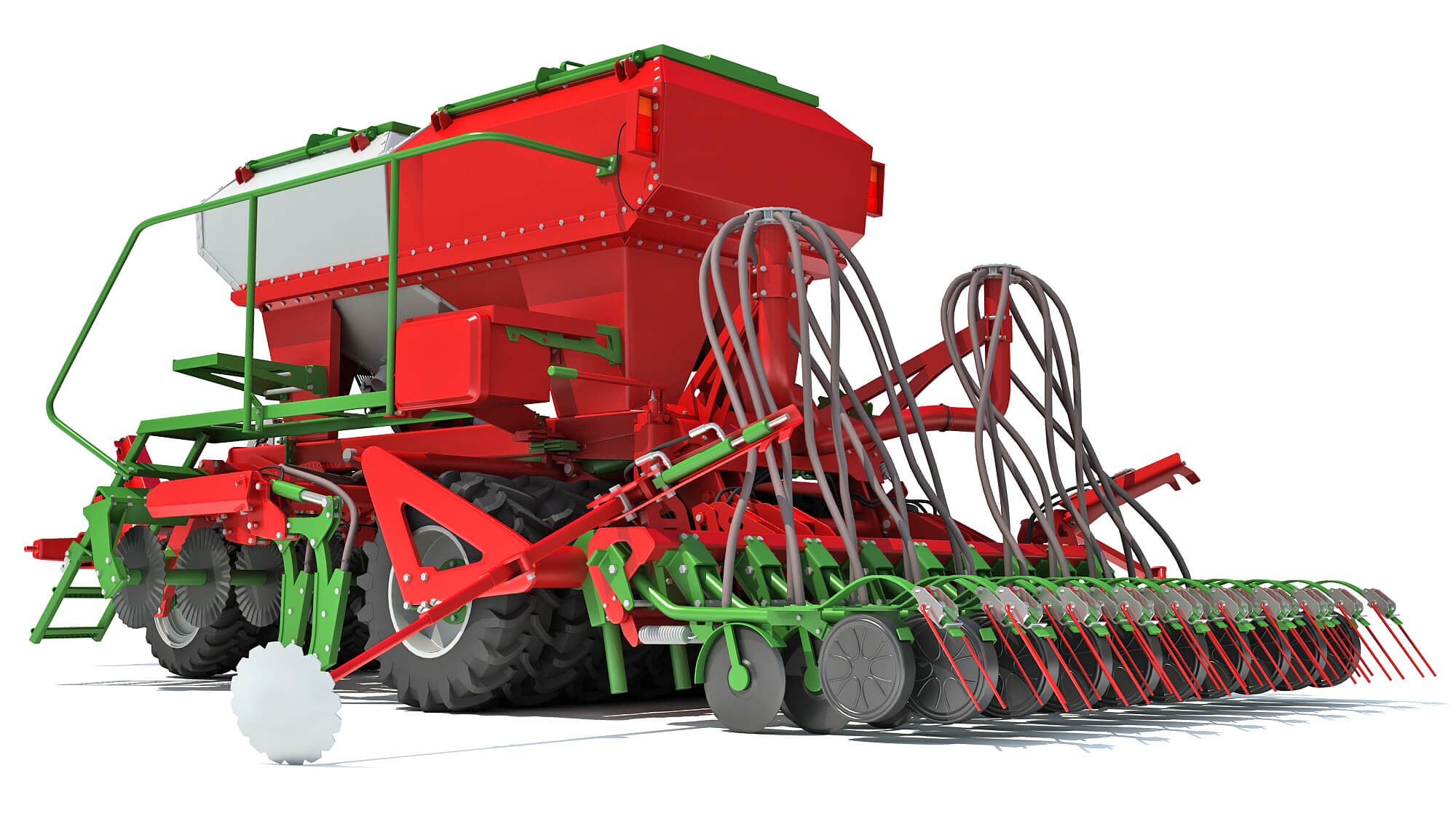 Trailed Planter Seeder - 3D Model by 3D Horse