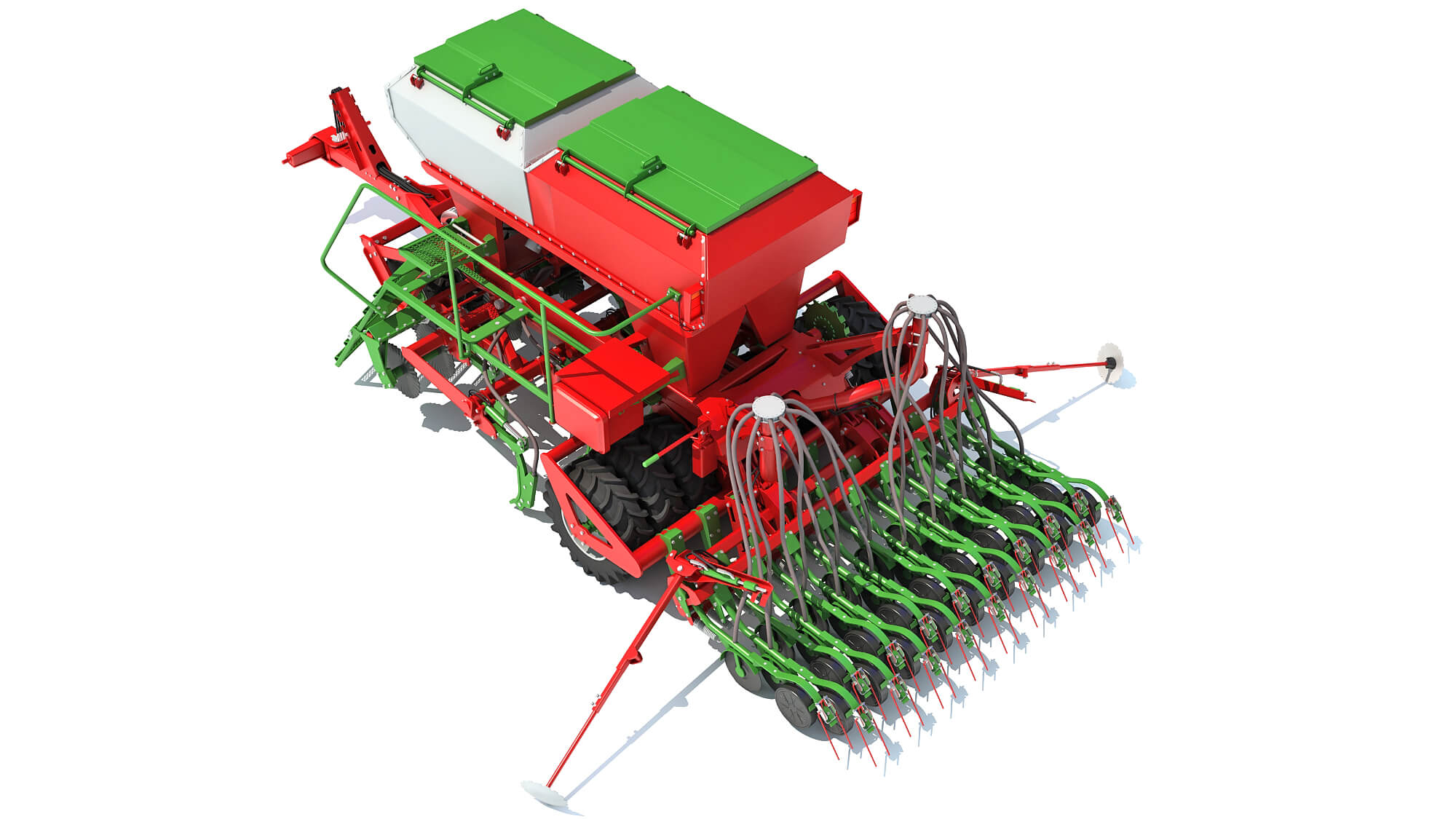 Trailed Planter Seeder - 3D Model by 3D Horse