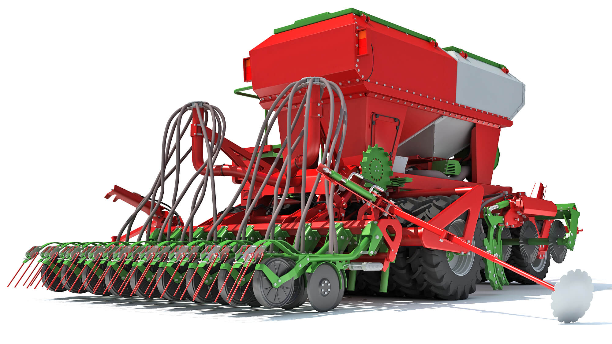 Trailed Planter Seeder - 3D Model by 3D Horse