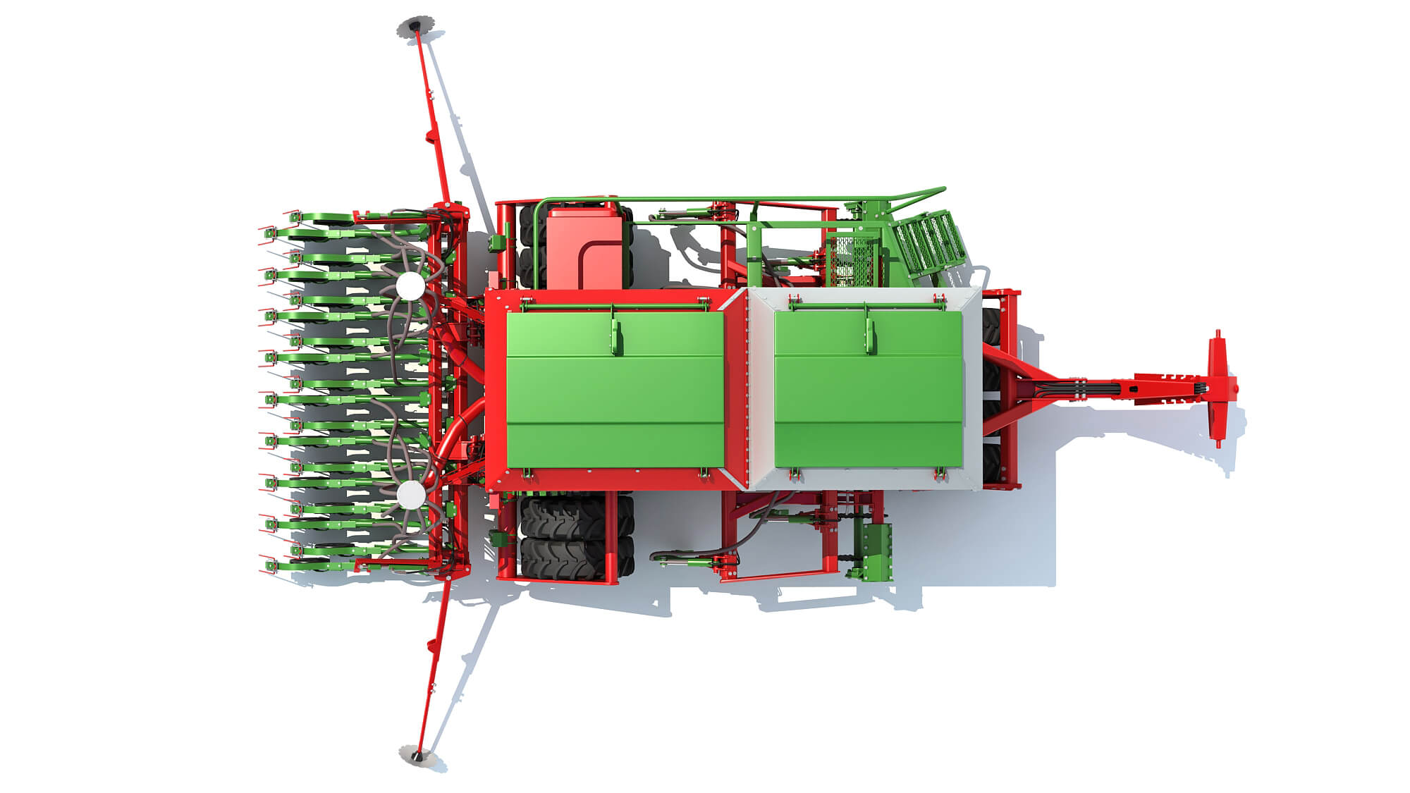 Trailed Planter Seeder - 3D Model by 3D Horse