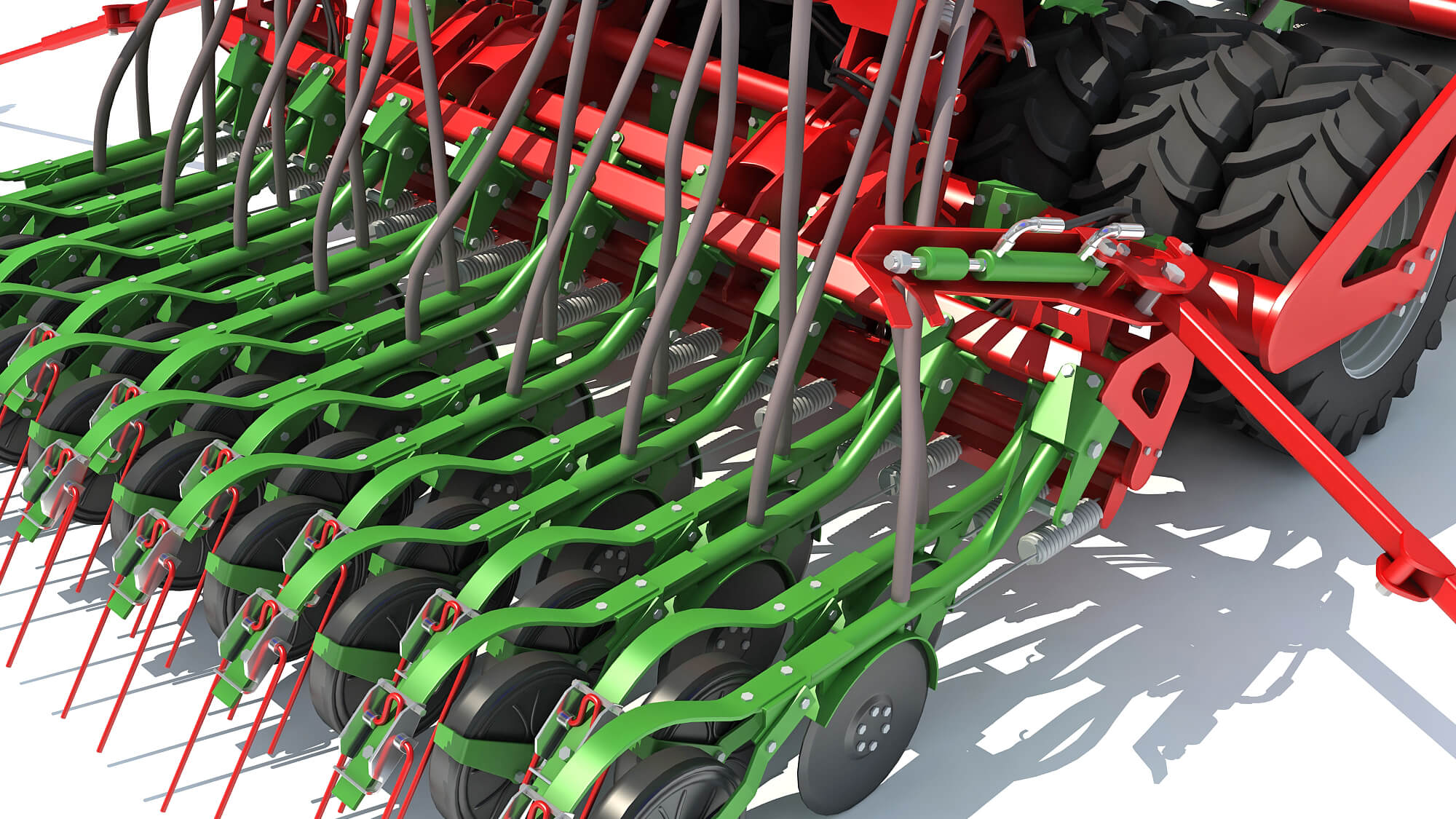 Trailed Planter Seeder - 3D Model by 3D Horse