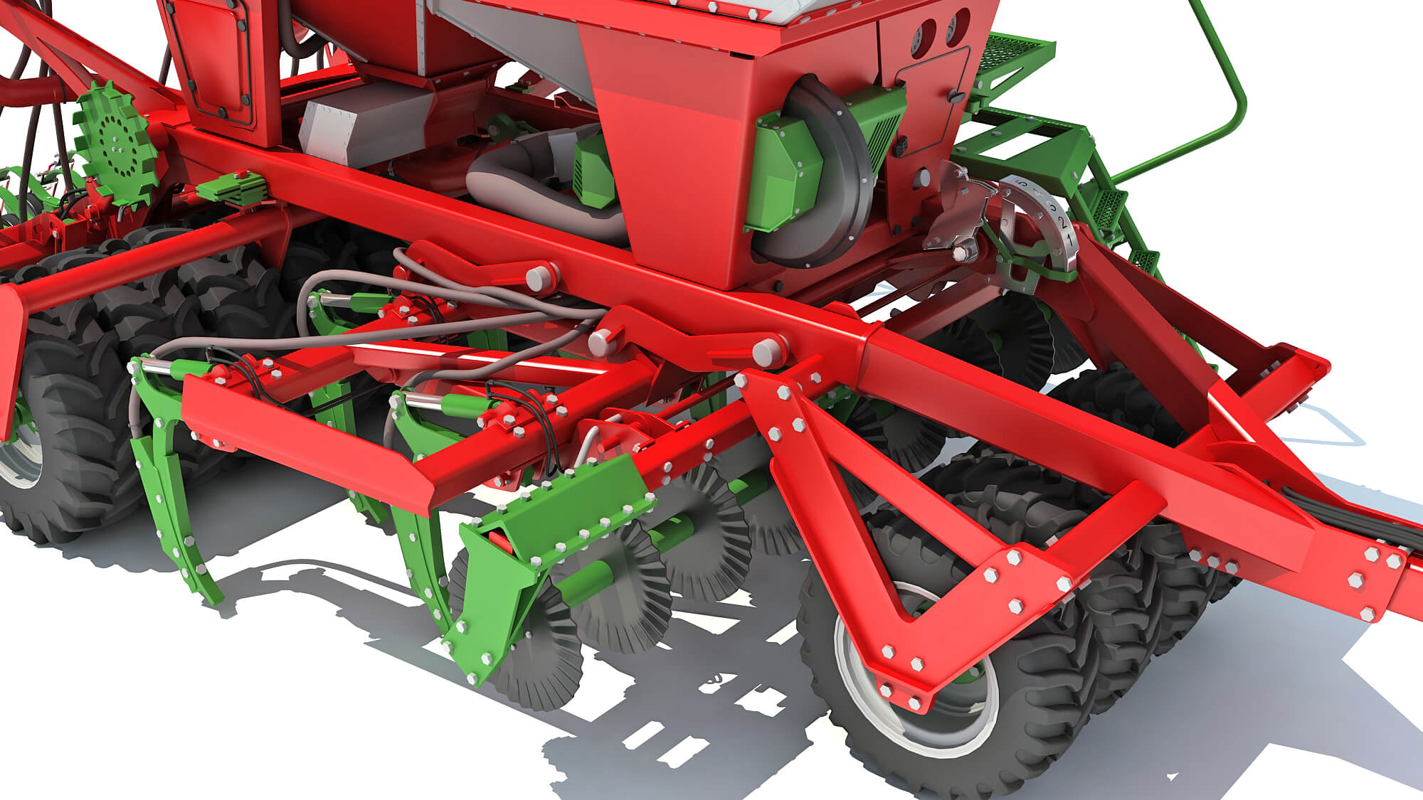Trailed Planter Seeder - 3D Model by 3D Horse