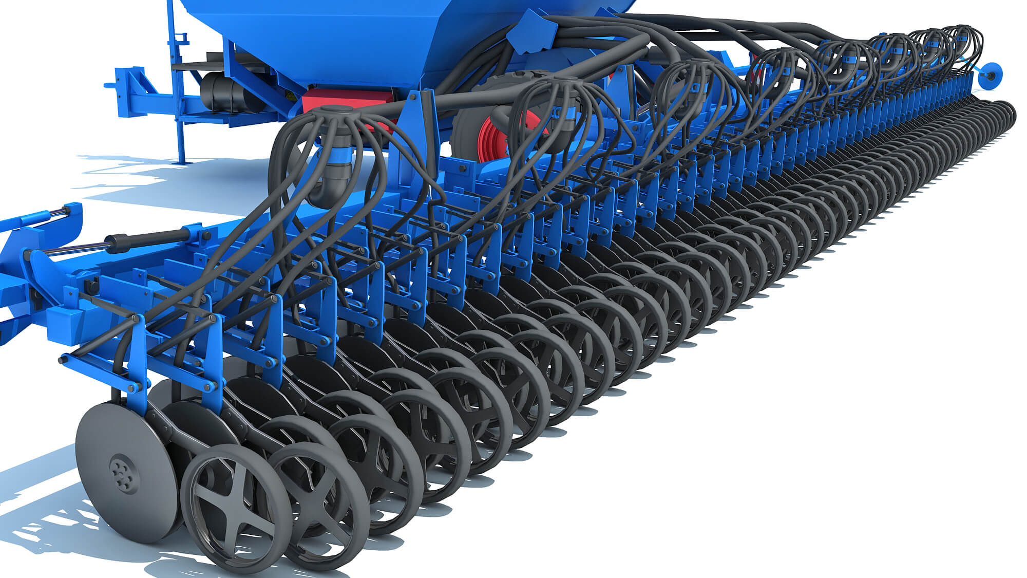 Trailed Seed Drill - 3D Model by 3D Horse