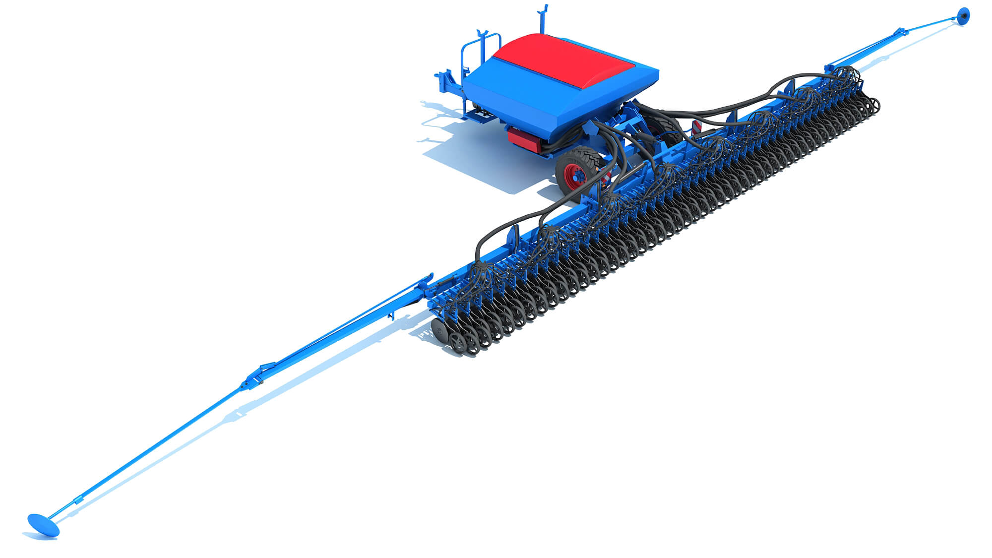 Trailed Seed Drill - 3D Model by 3D Horse