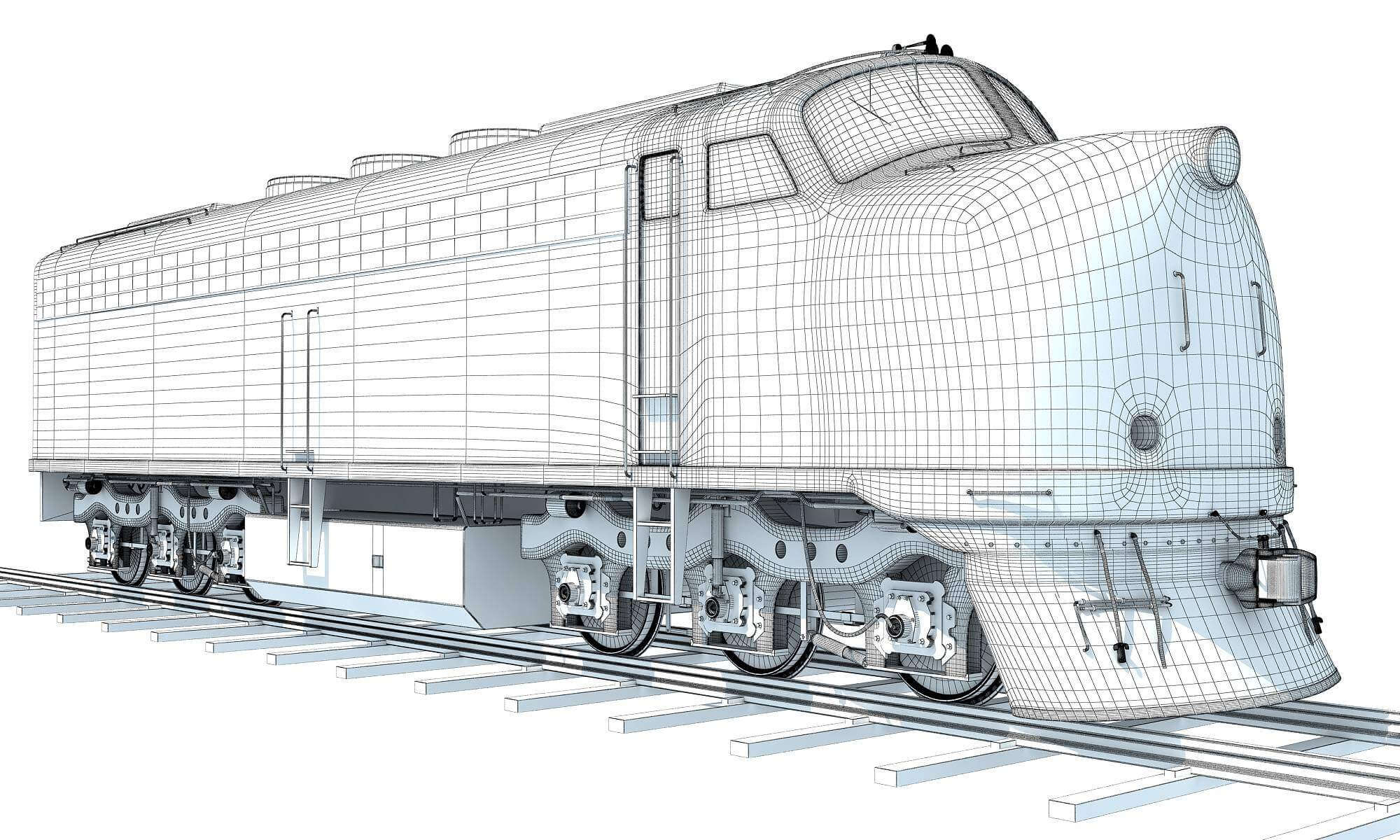 Train Locomotive - 3D Model by 3D Horse
