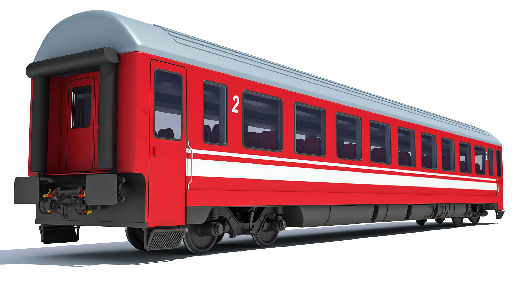 Train Passenger Car 11 - 3D Model by 3D Horse