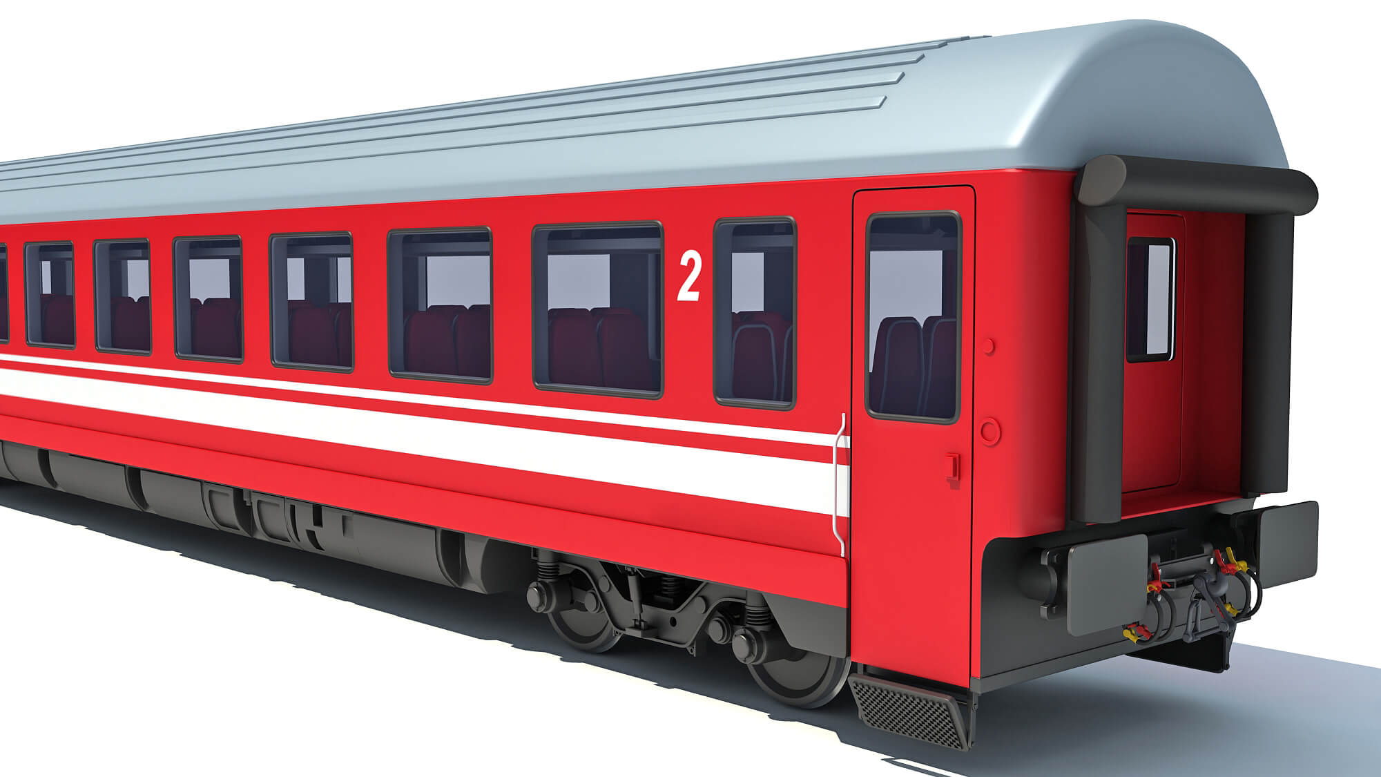 Train Passenger Car 11 - 3D Model by 3D Horse