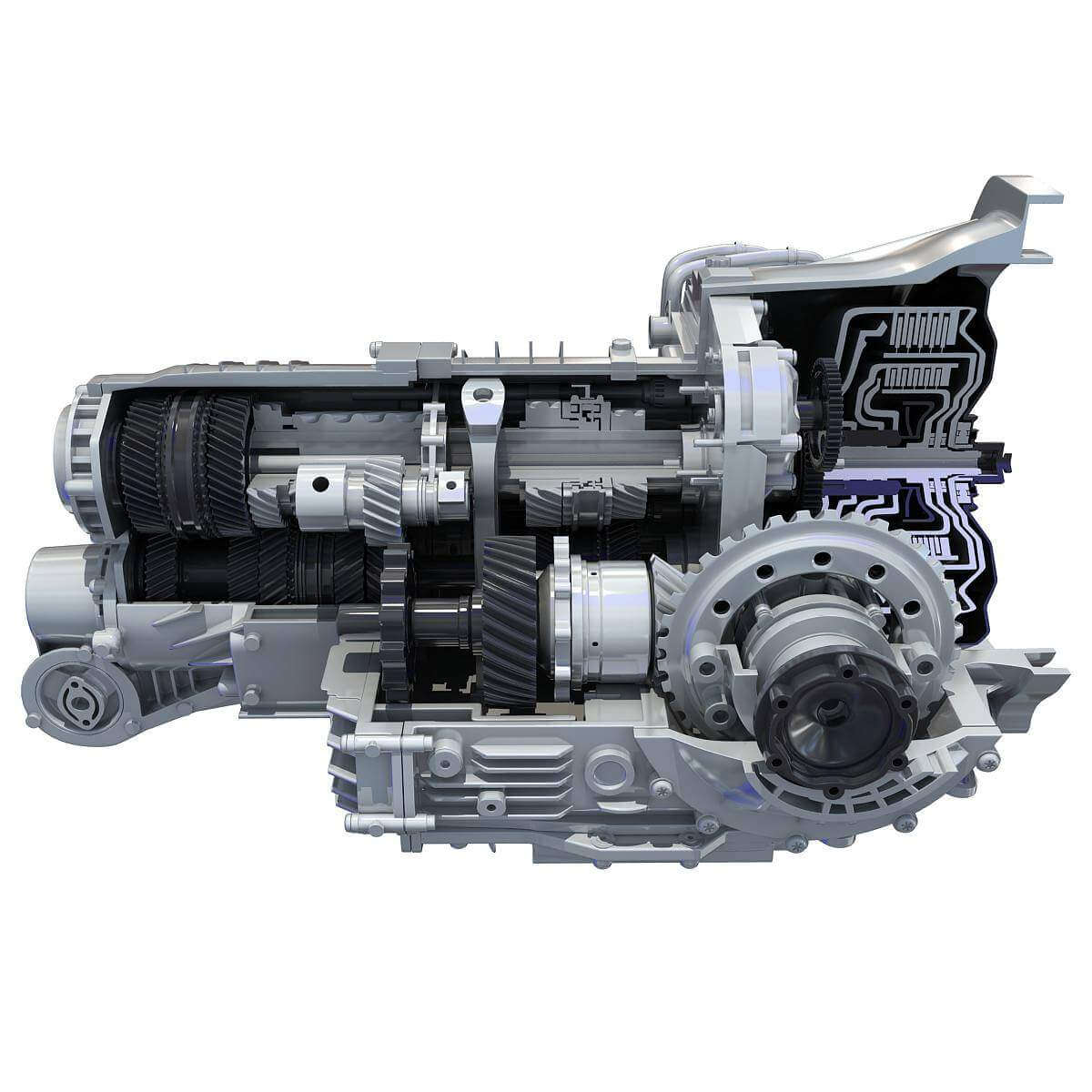 Transmission Cutaway - 3D Model by 3D Horse