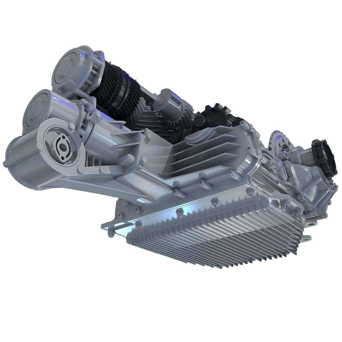 Transmission Cutaway - 3D Model by 3D Horse