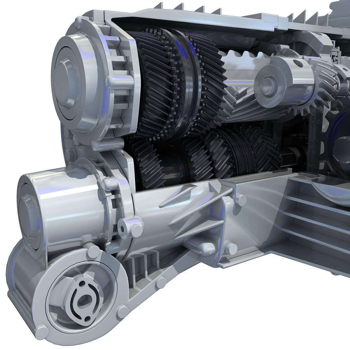 Transmission Cutaway - 3D Model by 3D Horse