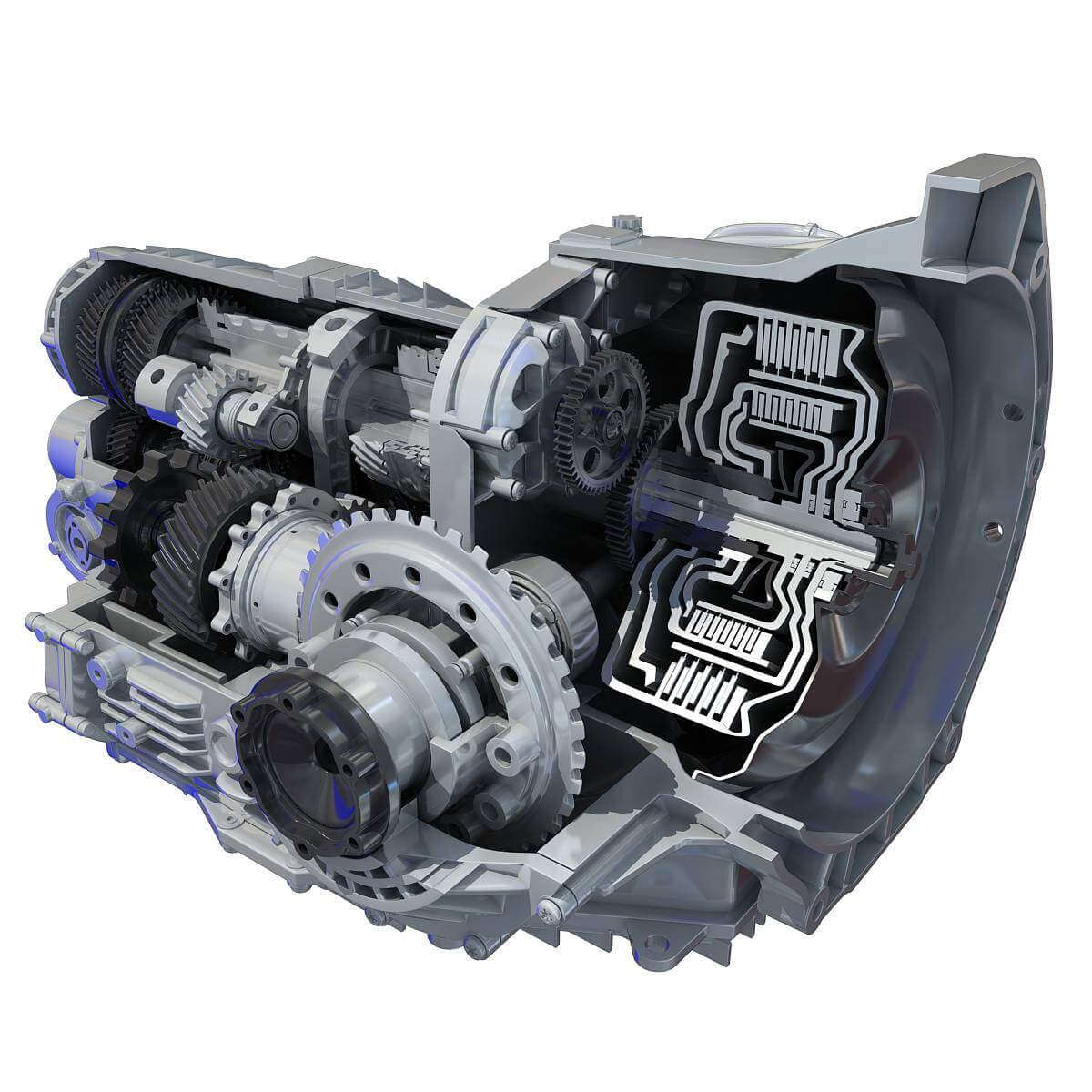 Transmission Cutaway - 3D Model by 3D Horse
