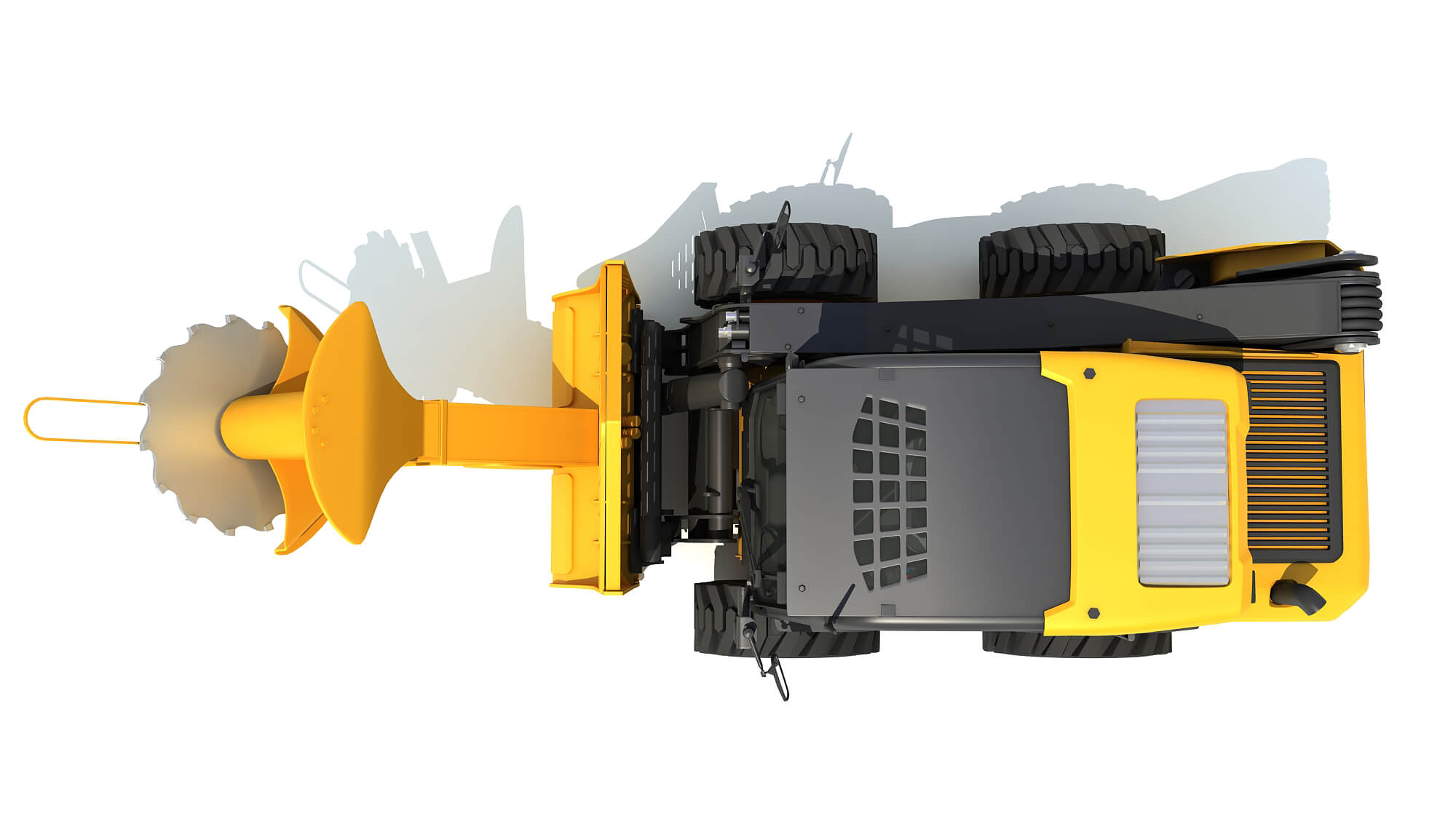Tree Cutter Skid Steer Loader - 3D Model by 3D Horse