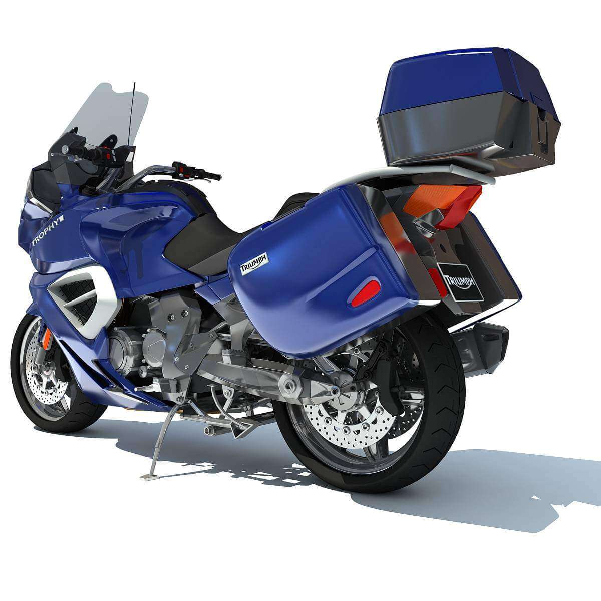 Triumph Trophy Motorcycle - 3D Model by 3D Horse
