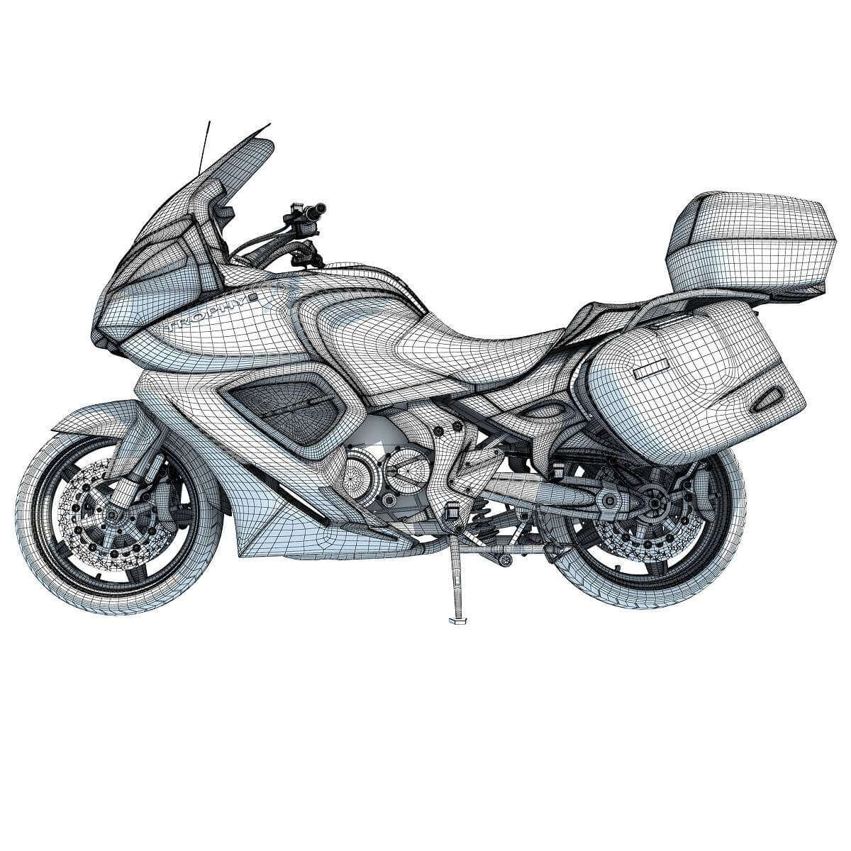 Triumph Trophy Motorcycle - 3D Model by 3D Horse