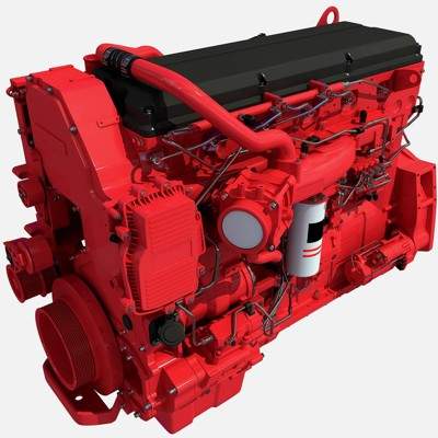 Truck Engine - 3D Model by 3D Horse